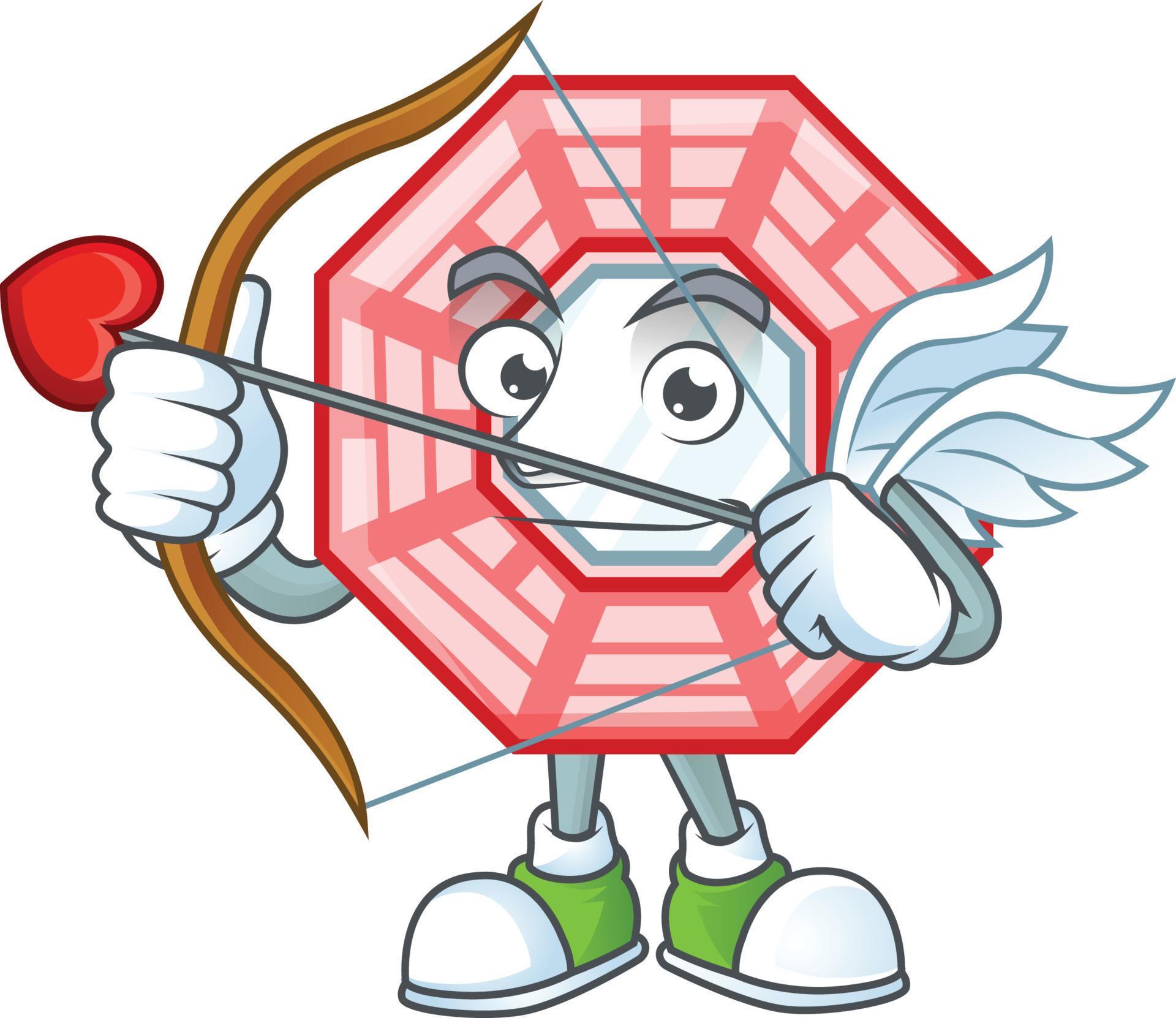 Chinese Square Feng Sui Cartoon Character Style 20232189 Vector Art At Vecteezy