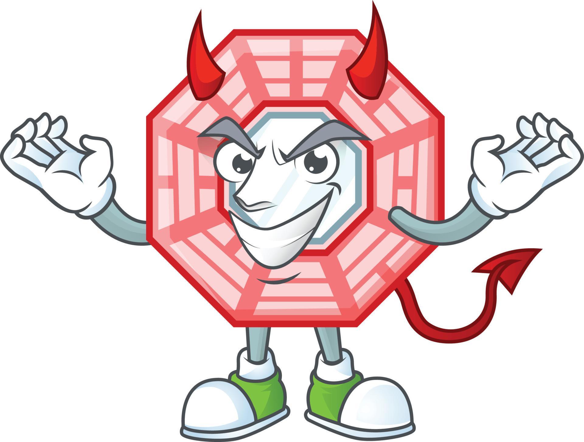 Chinese Square Feng Sui Cartoon Character Style 20232226 Vector Art At Vecteezy