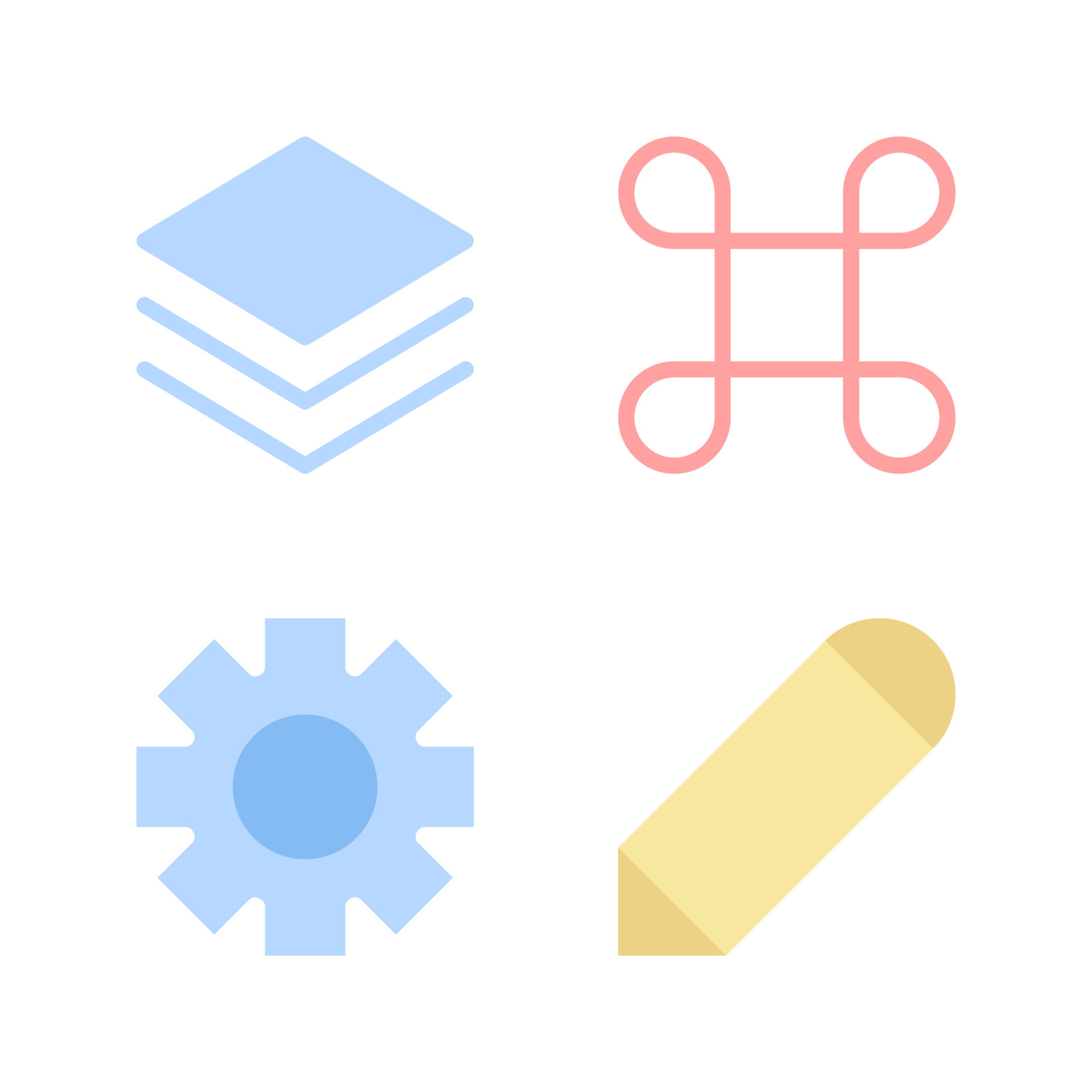 User Interface Icons Set Layers Command Setting Pencil Perfect For Website Mobile App App