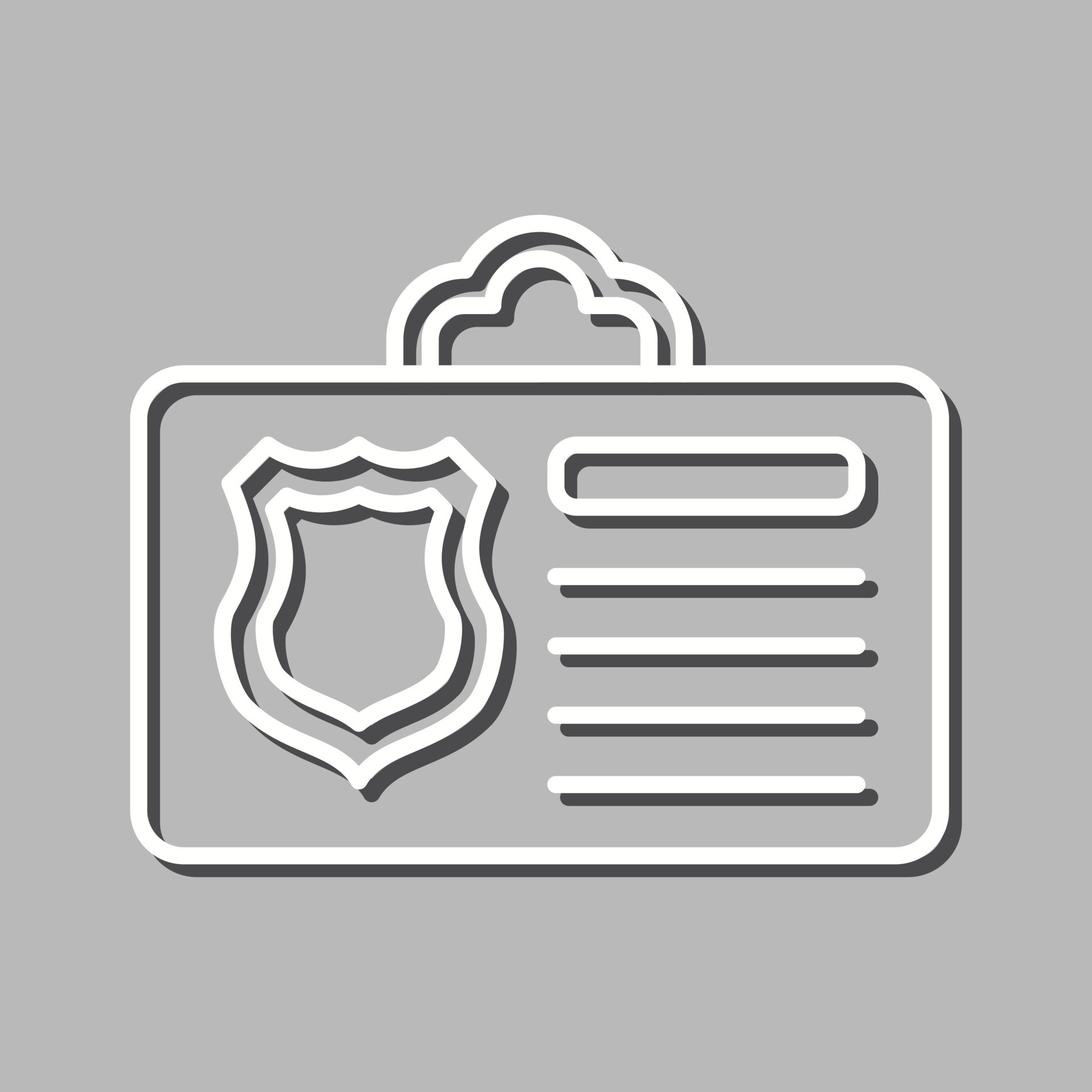 Id Card Vector Icon 20235049 Vector Art at Vecteezy