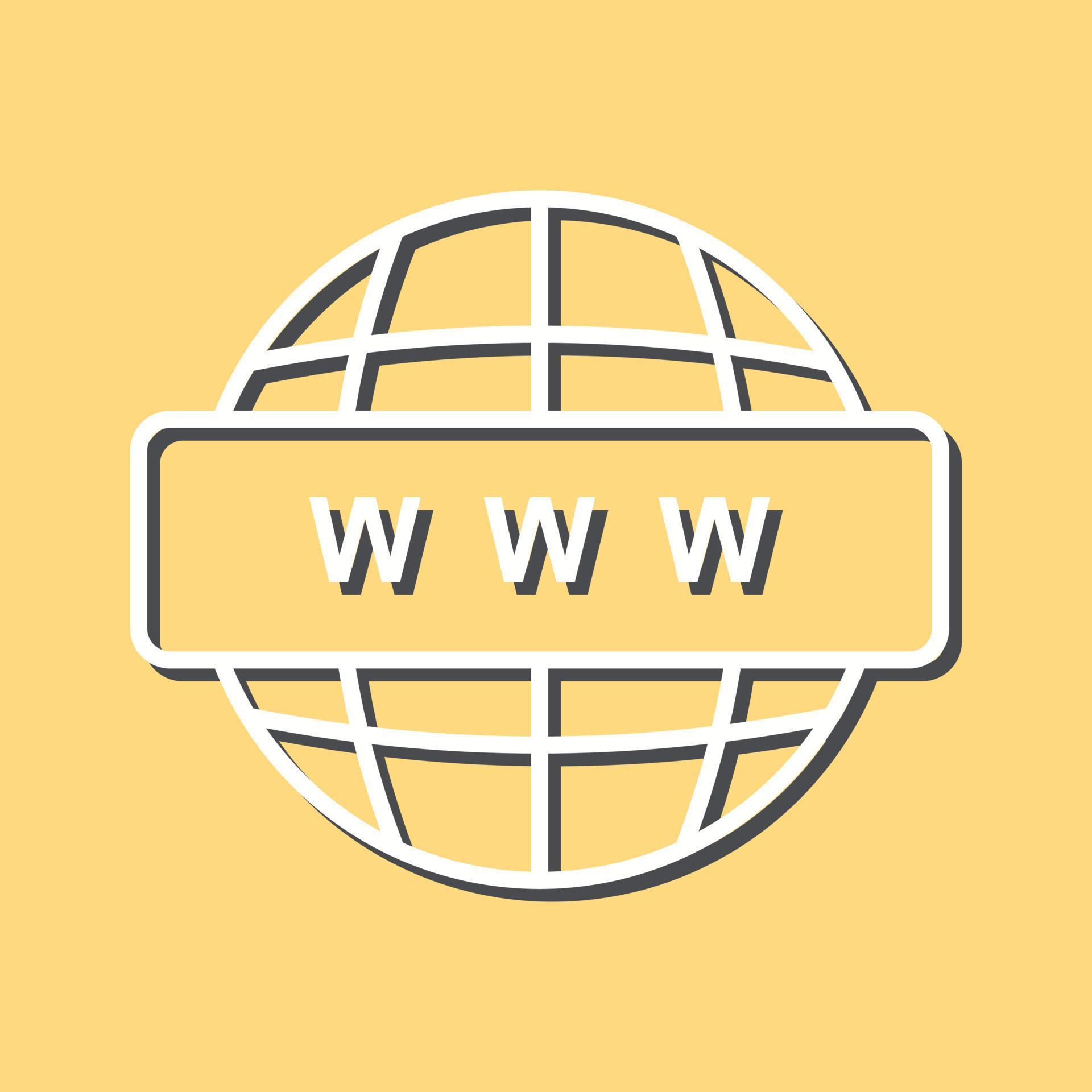 World Wide Web Vector Icon 20235235 Vector Art at Vecteezy