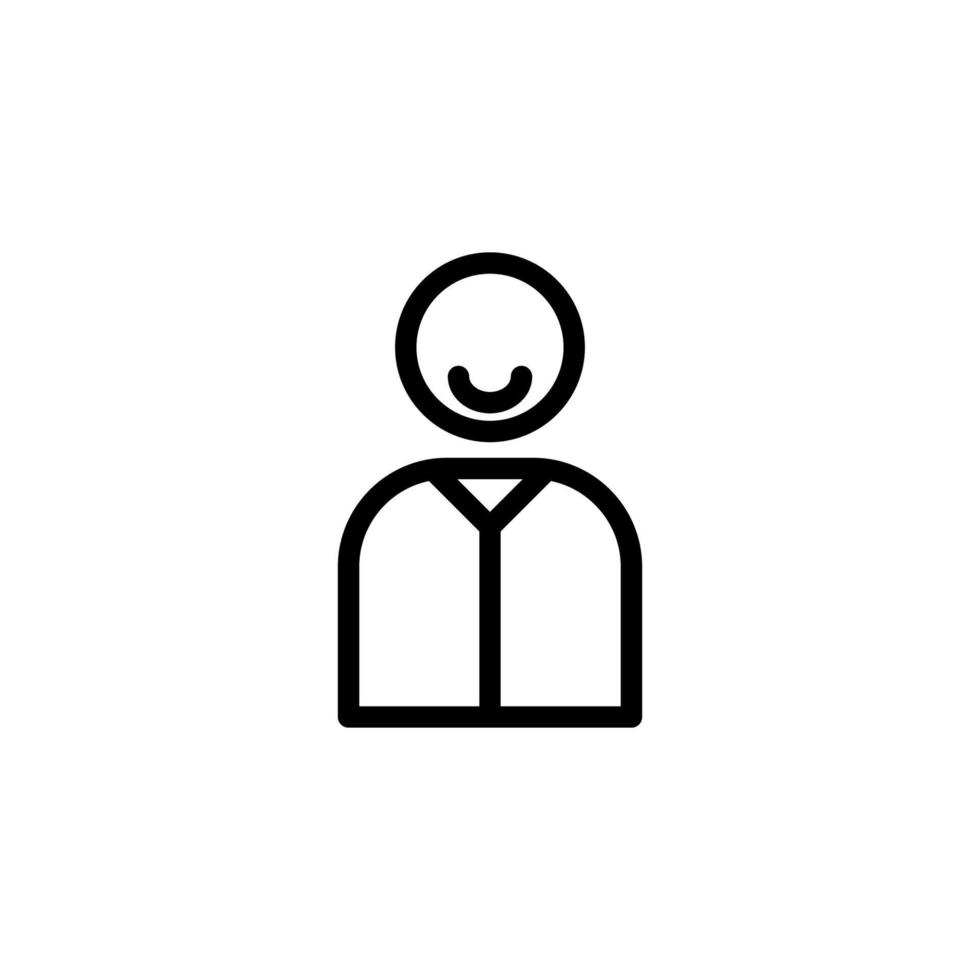 User Icon Isolated On Black User Symbol Suitable For Graphic Design