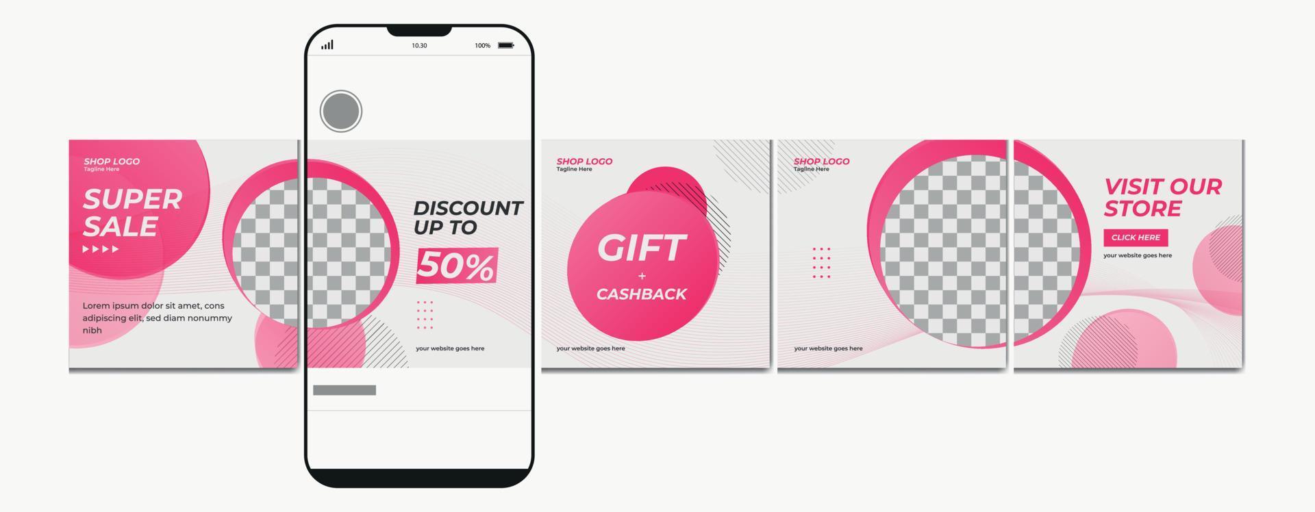 Carousel post template.Instagram microblog carousel post, Editable ... Carousel post template.Instagram microblog carousel post, Editable ...