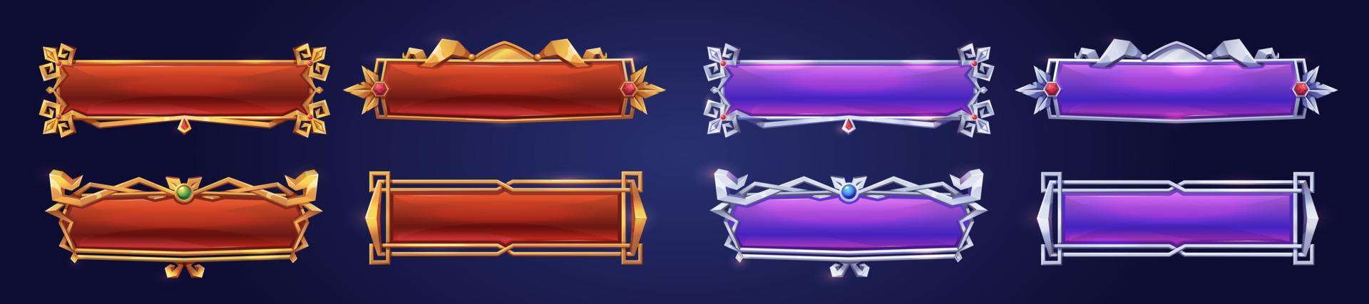 Medieval buttons, ui game menu elements 20237169 Vector Art at Vecteezy Medieval buttons, ui game menu elements 20237169 Vector Art at Vecteezy