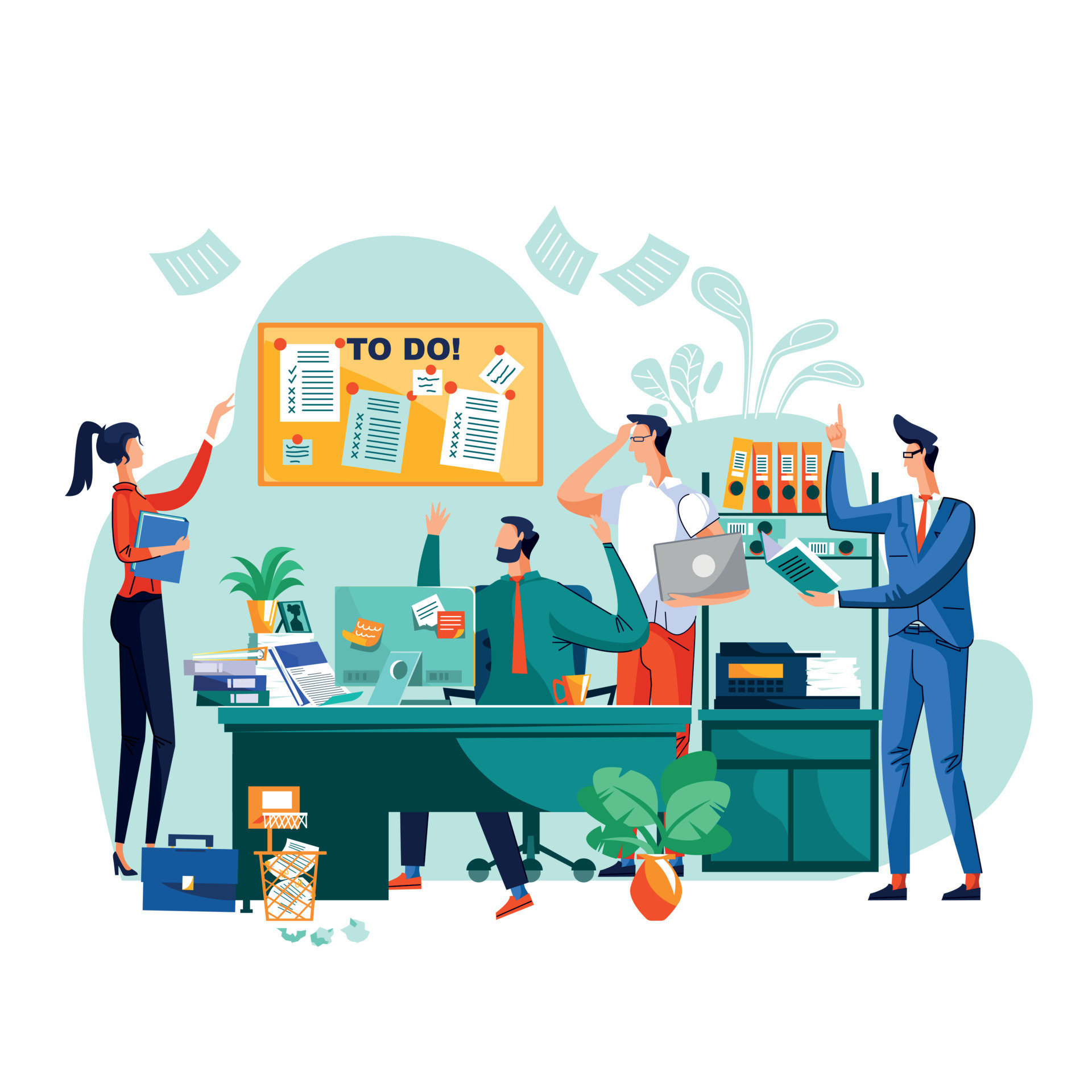 Deadline, teamwork and brainstorm business concept 20237179 Vector Art ... Deadline, teamwork and brainstorm business concept 20237179 Vector Art ...