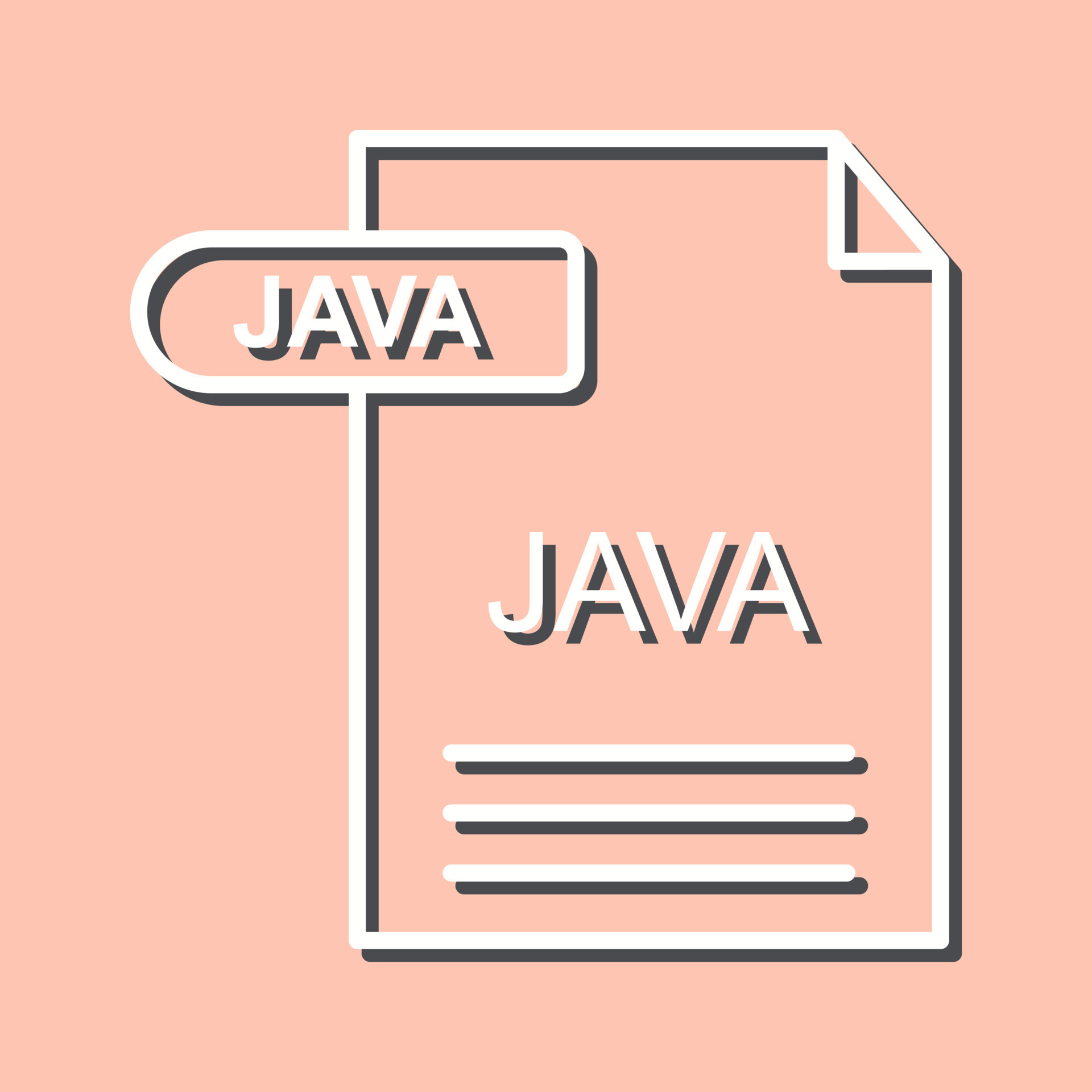 Java Vector Icon 20237230 Vector Art at Vecteezy