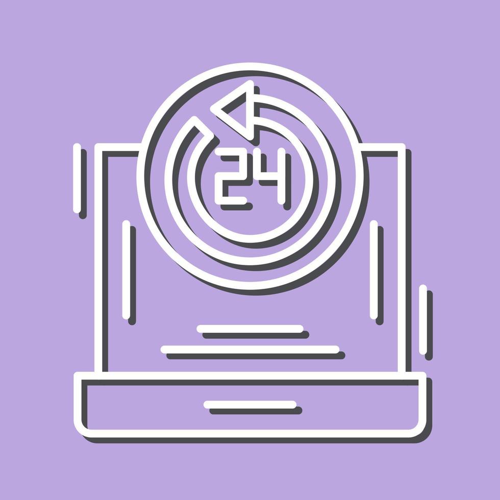 icono de vector de soporte 24h 20238015 Vector en Vecteezy