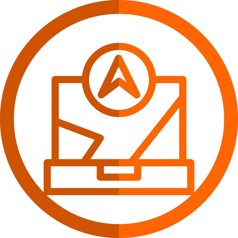 Gps Navigation Vector Icon Design 20238765 Vector Art At Vecteezy
