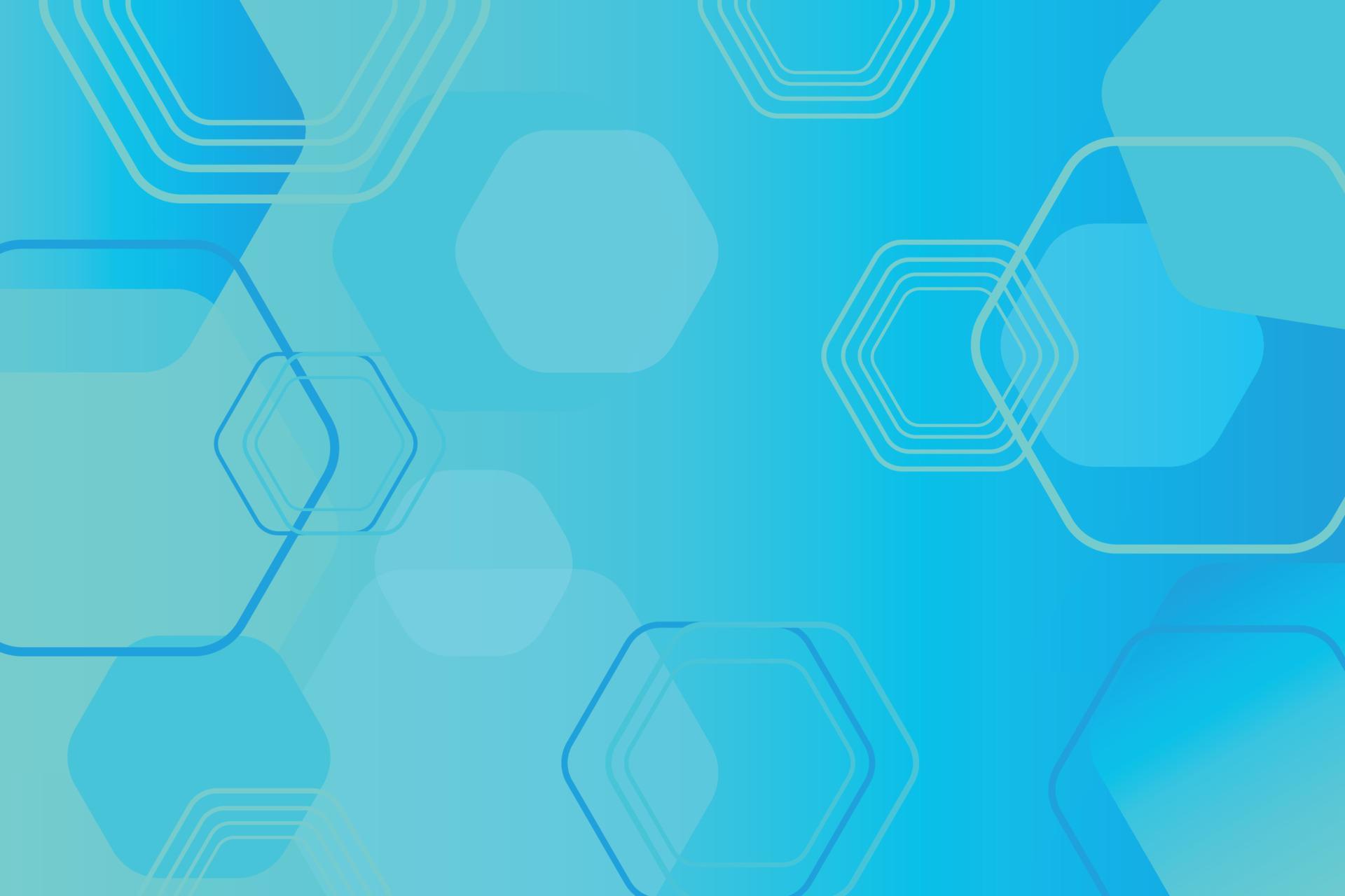 Blue gradient vector gradient hexagonal background 20240545 Vector Art ...