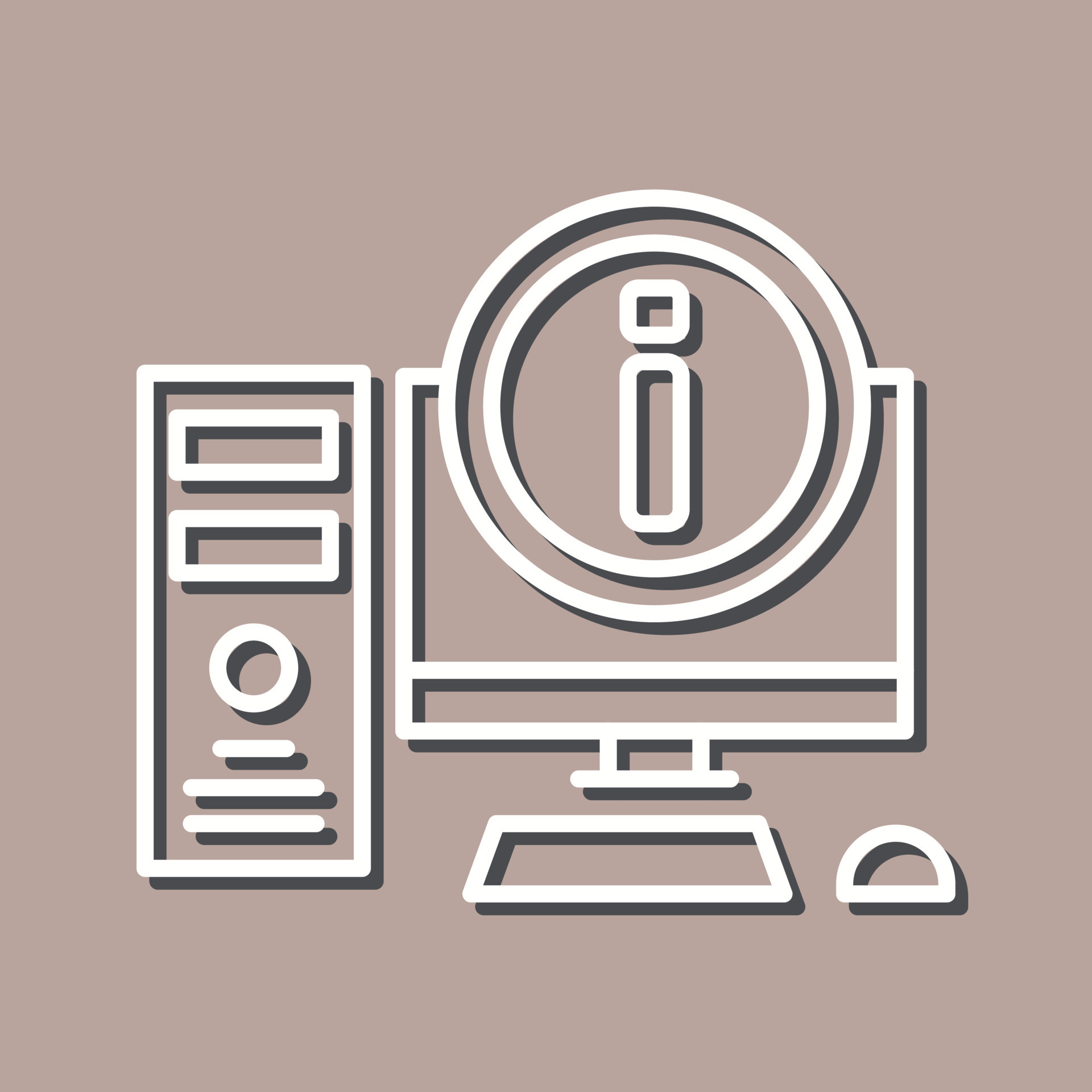 Computer Vector Icon 20243169 Vector Art at Vecteezy