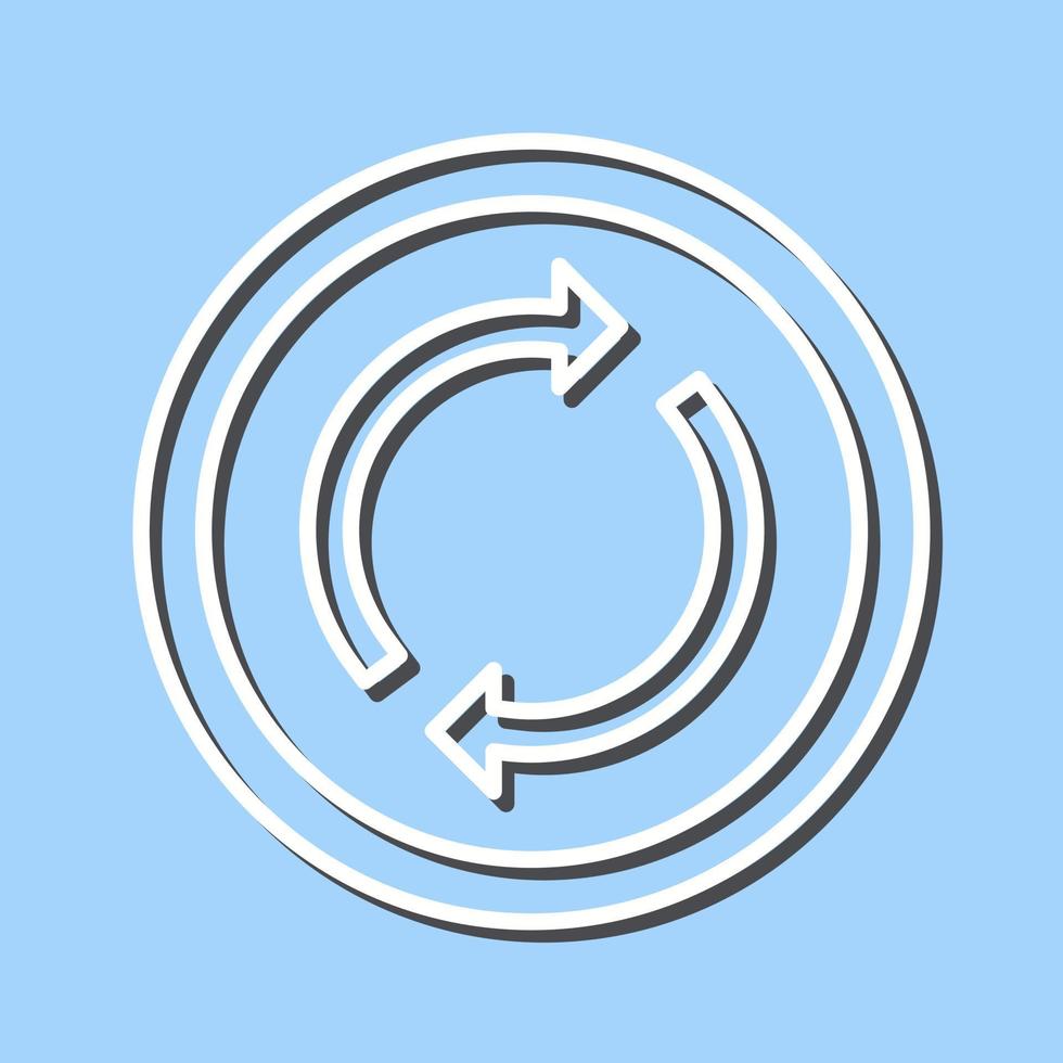 Loop Vector Icon 20243594 Vector Art at Vecteezy