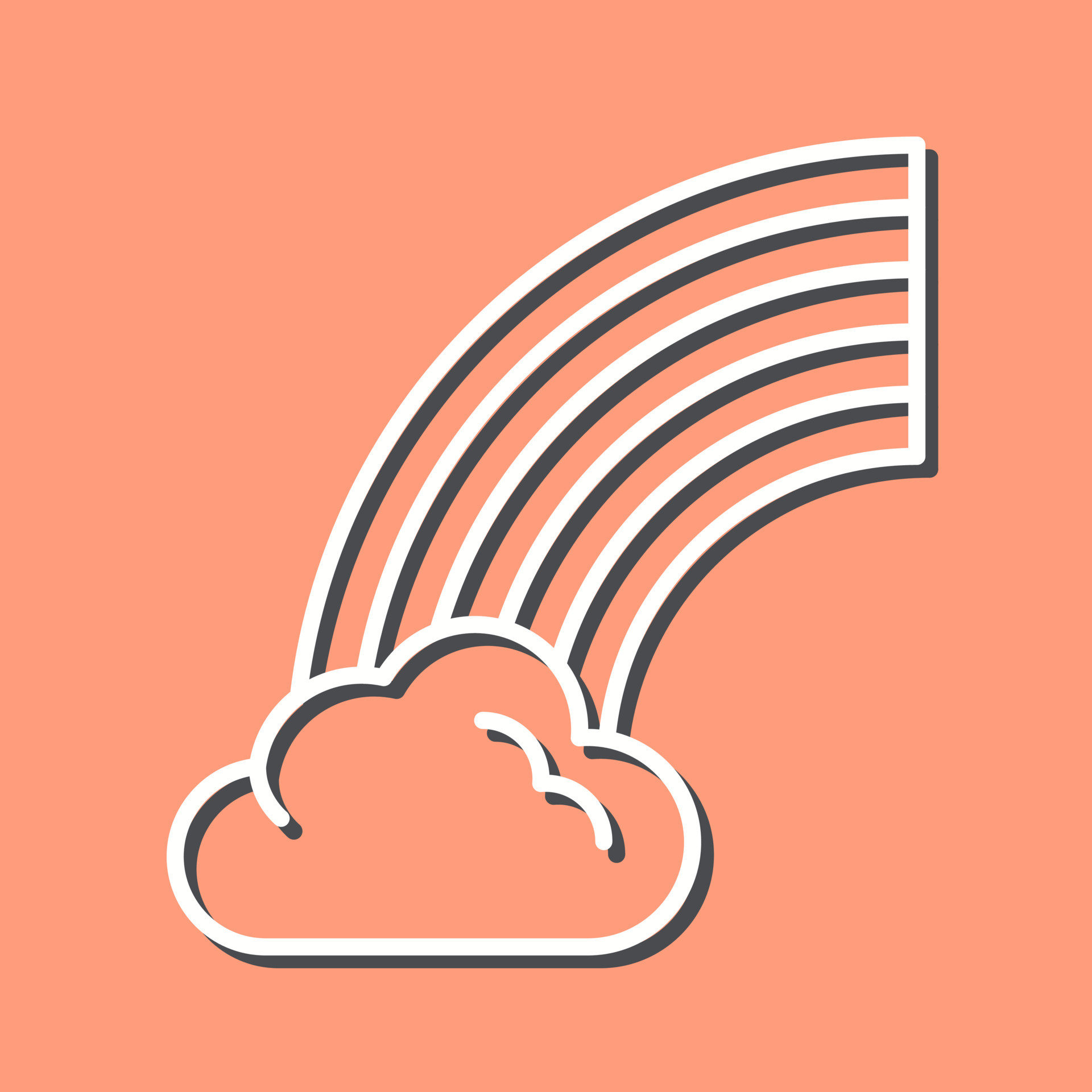 Rainbow Vector Icon 20244384 Vector Art at Vecteezy