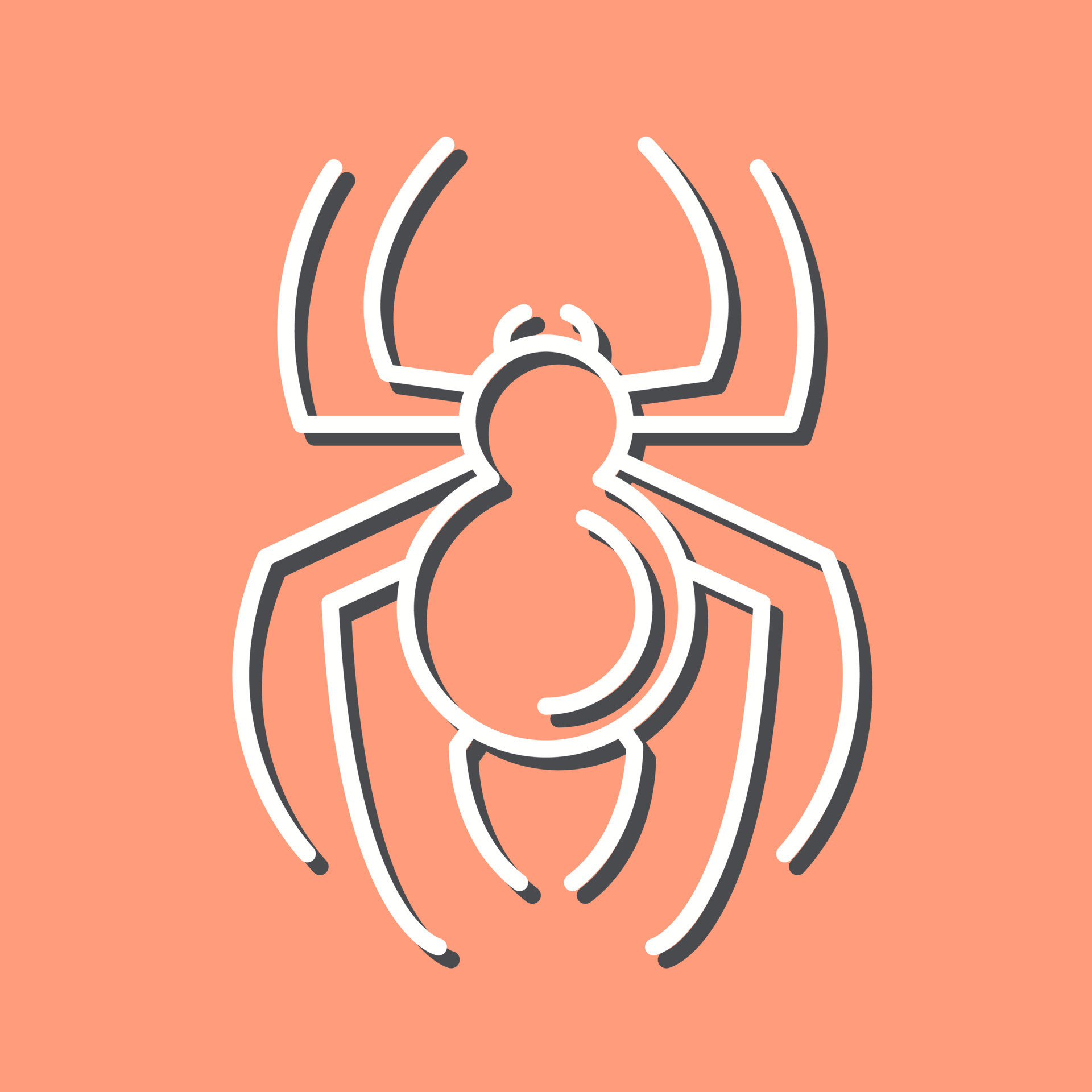 Spider Vector Icon 20245245 Vector Art at Vecteezy