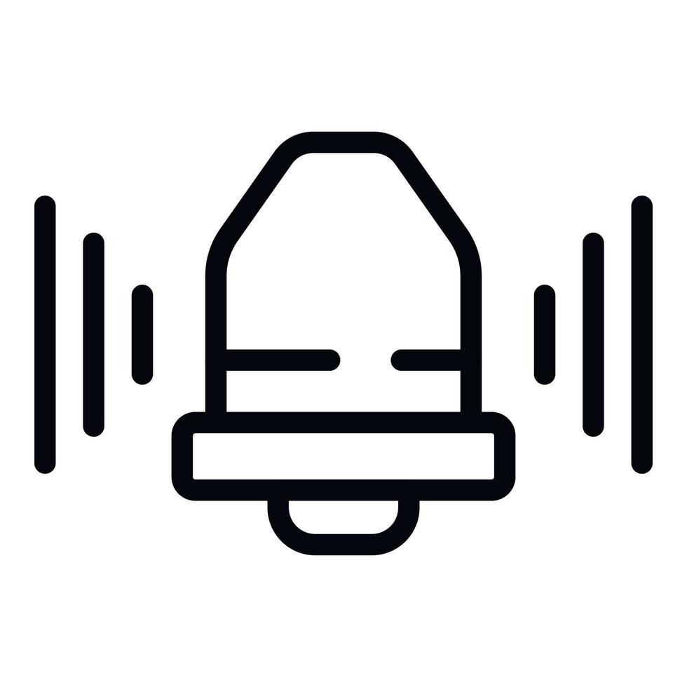 Alarm siren icon outline vector. Air raid 20245855 Vector Art at Vecteezy