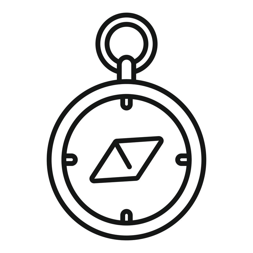 Compass Core Values Icon Outline Vector Value Purpose 20247181 Vector