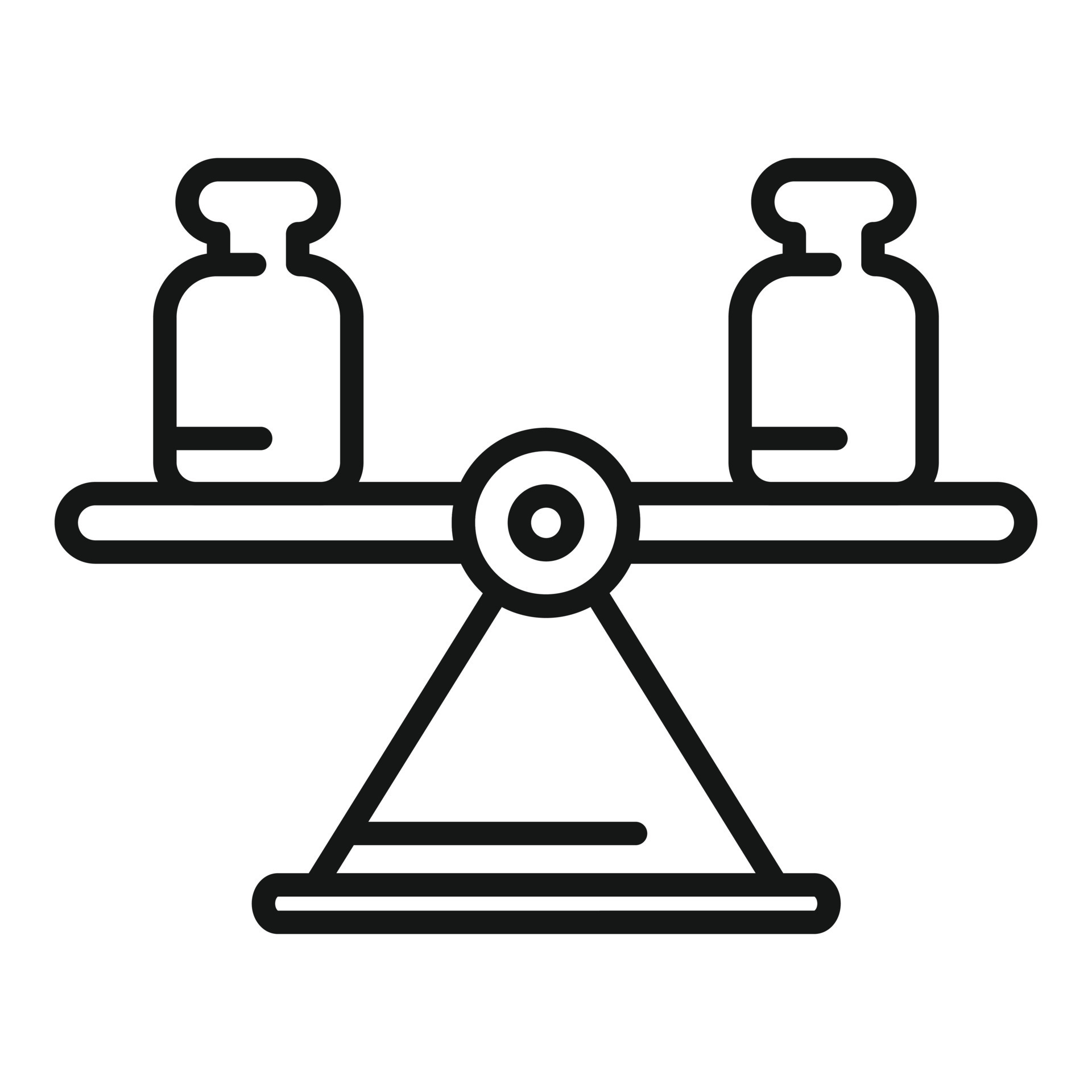 Balance Core Values Icon Outline Vector Value Purpose 20247184 Vector
