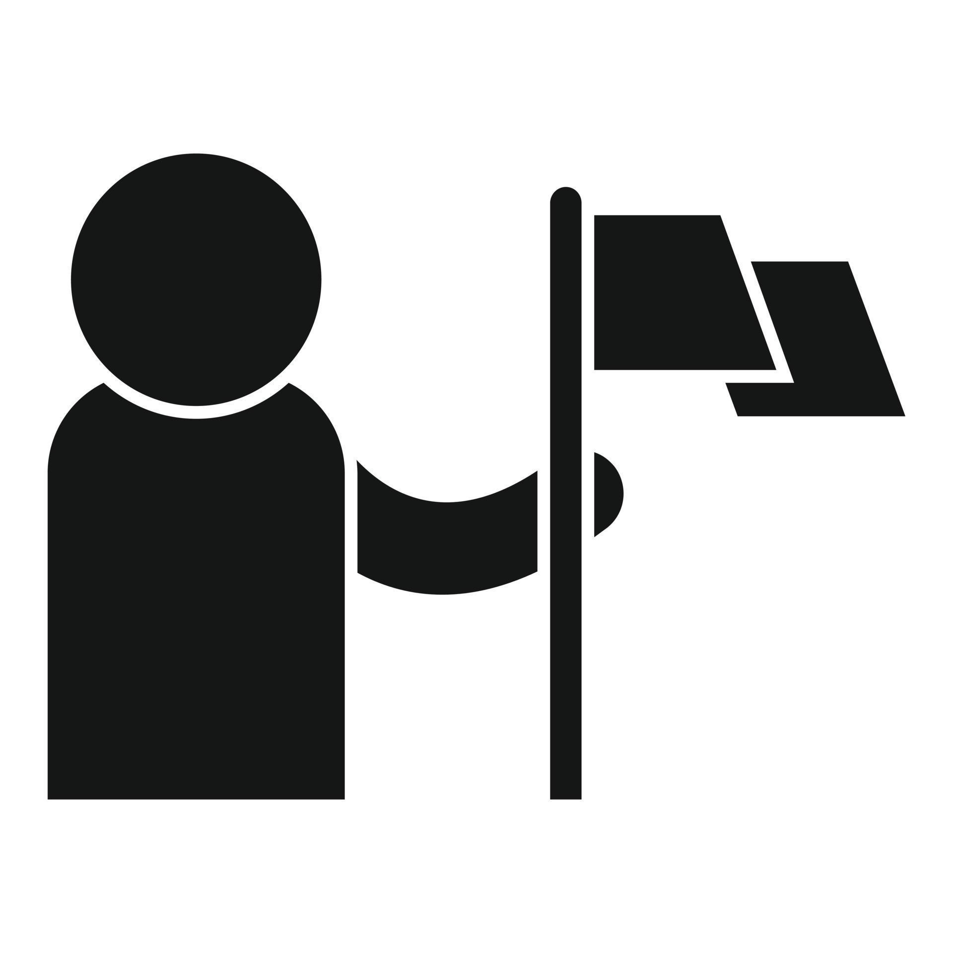 Flag target value icon simple vector. Core purpose 20247310 Vector Art ...