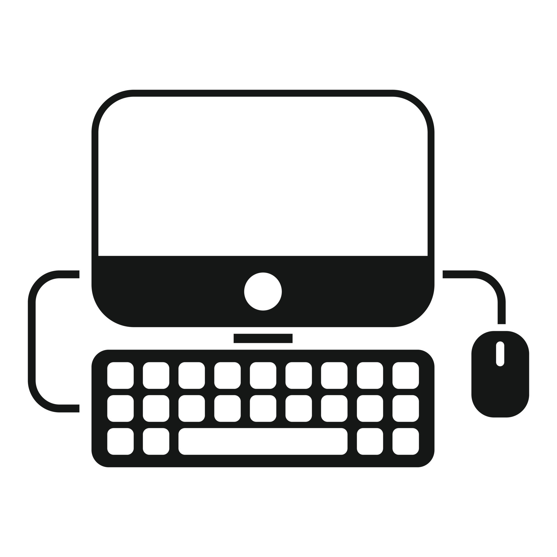Work computer icon simple vector. Office sit 20248200 Vector Art at ...