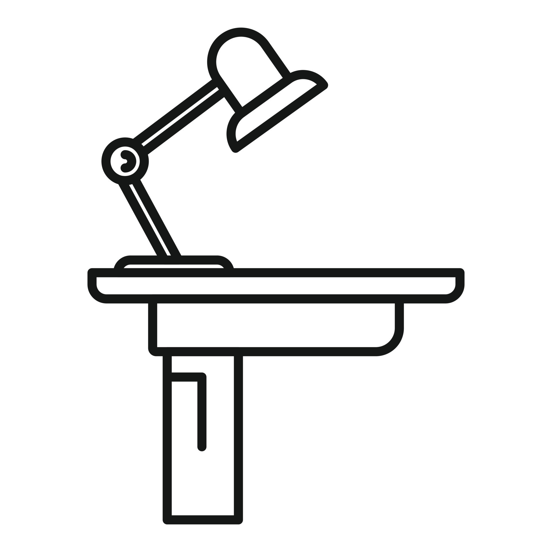 Desk Lamp Icon Outline Vector Office Sit 20248424 Vector Art At Vecteezy