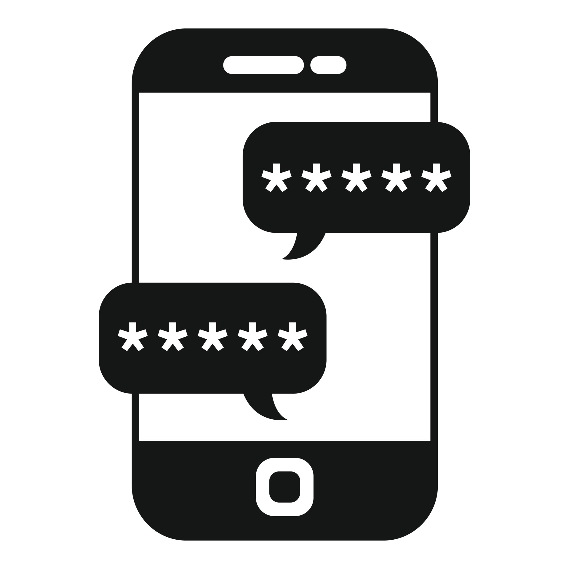 Chat Password Protection Icon Simple Vector Personal Account 20248561