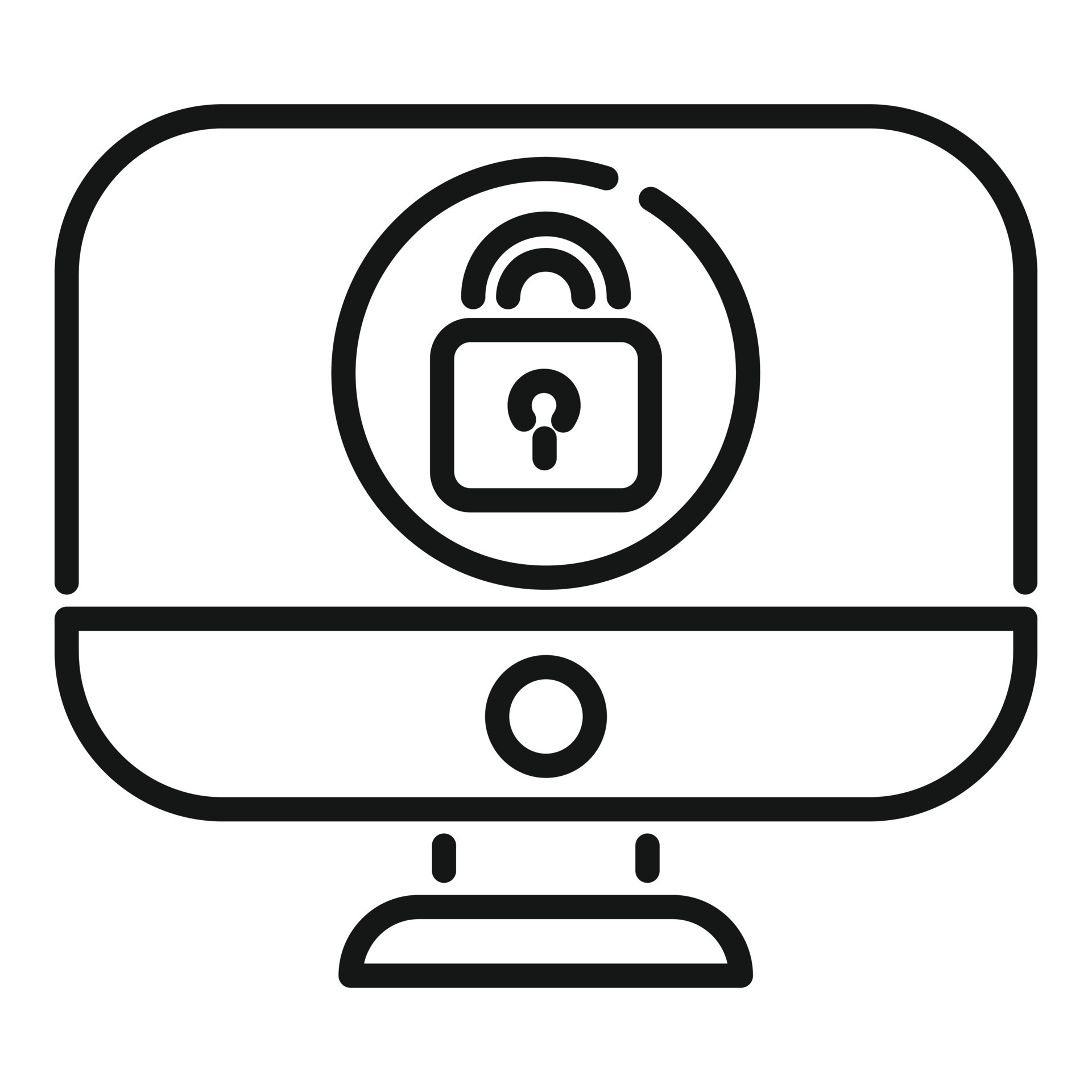 Computer Ssl Certificate Icon Outline Vector Safe Data 20248584 Vector