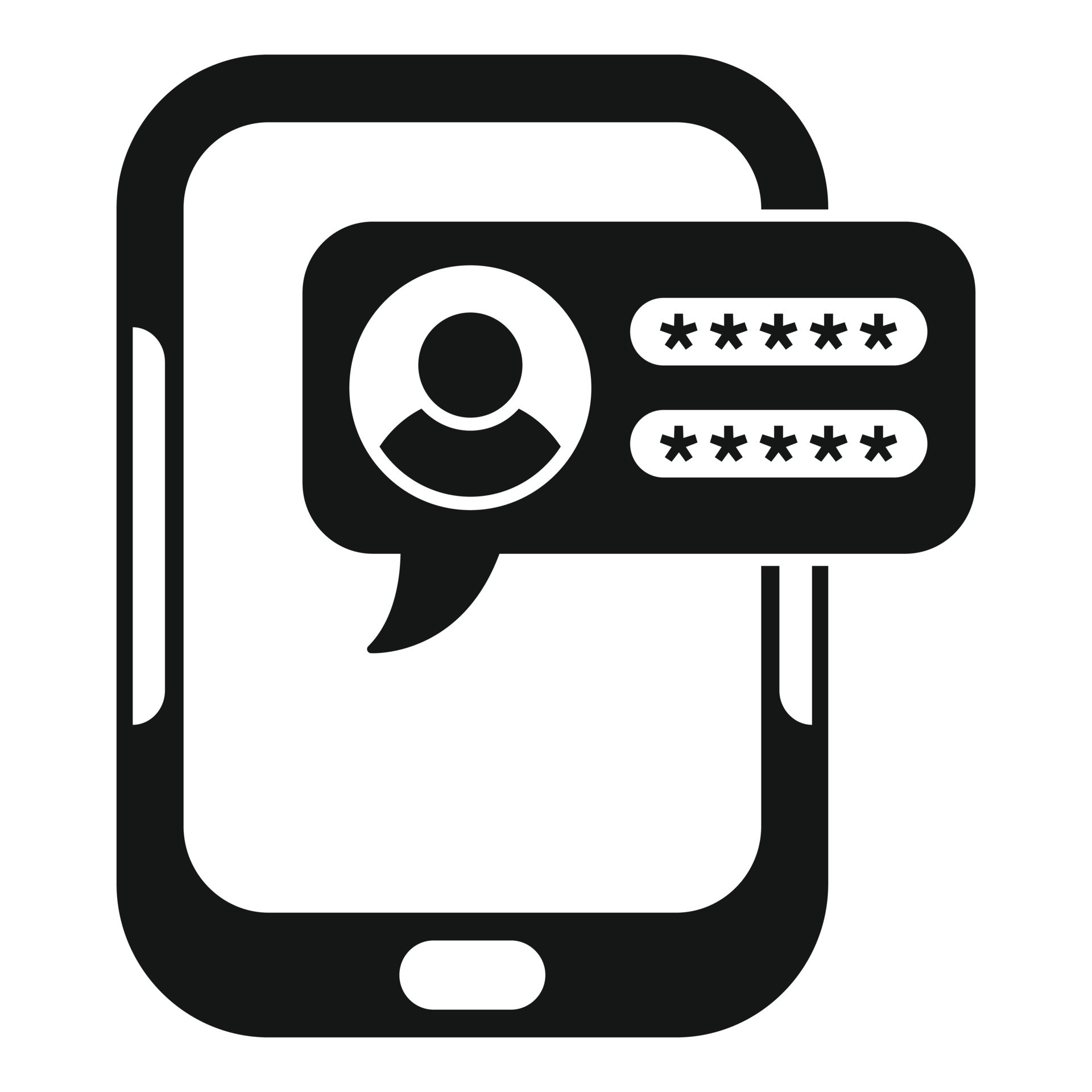 Tablet Password Protection Icon Simple Vector Personal Login 20248595