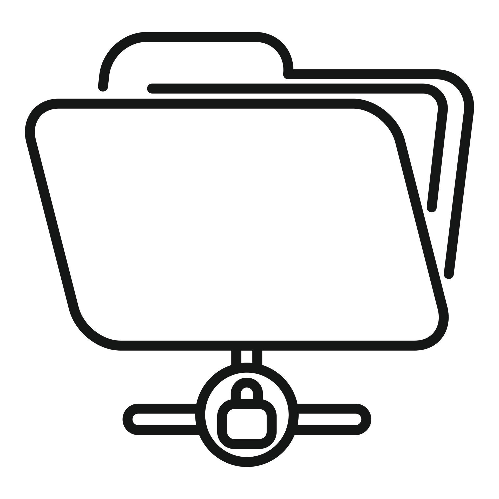 Network Folder Password Protection Icon Outline Vector Personal Login 20248610 Vector Art At