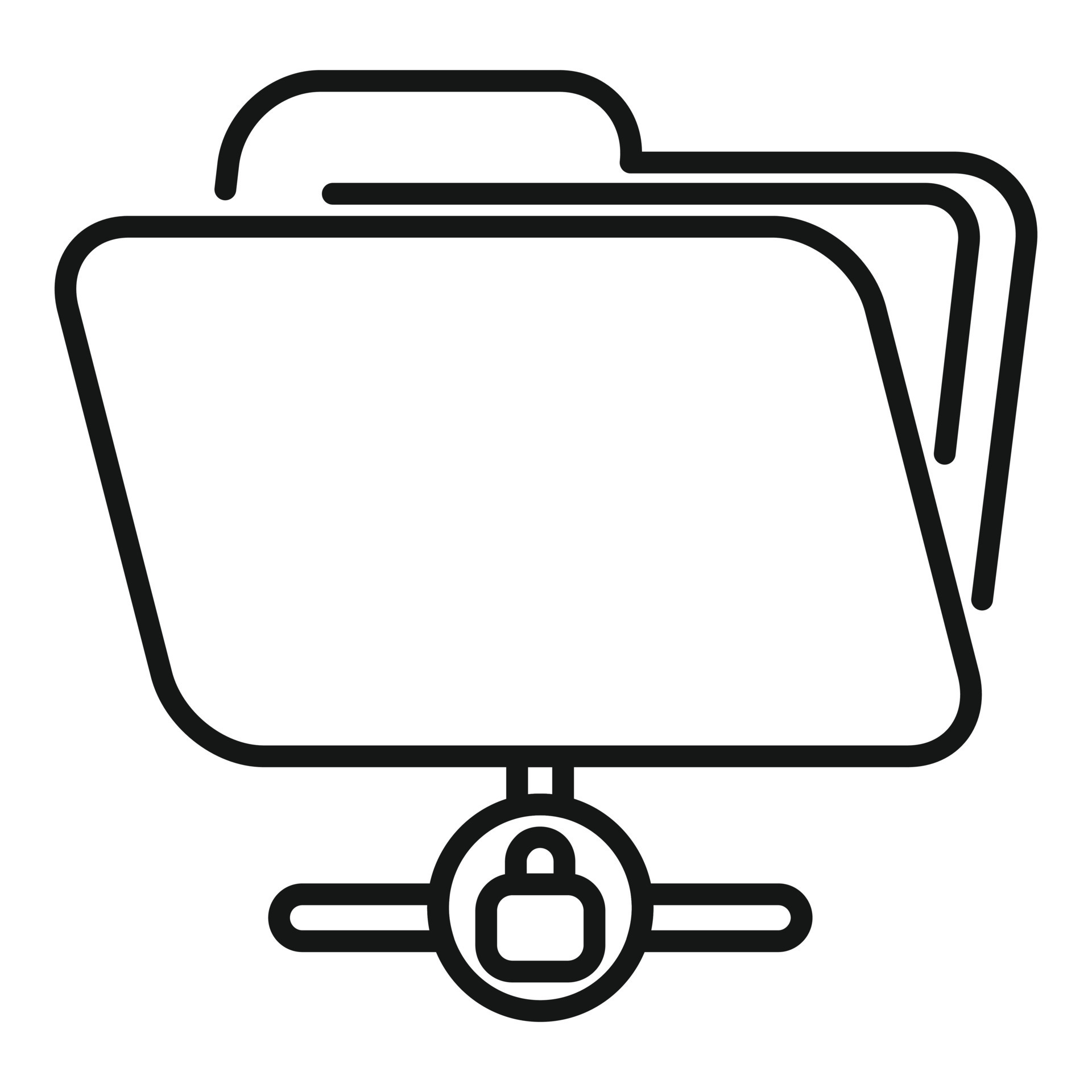 Network Folder Password Protection Icon Outline Vector Personal Login 20248610 Vector Art At