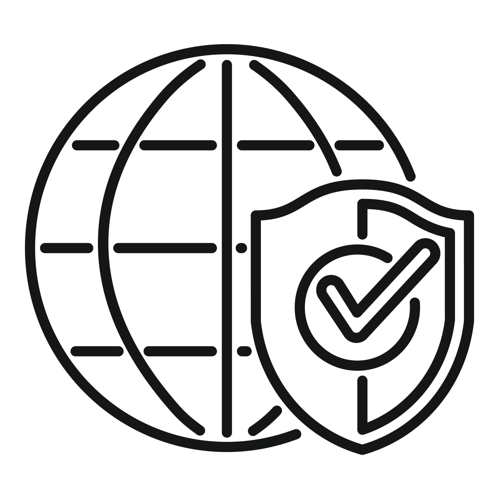 Global Ssl Certificate Icon Outline Vector Safe Data 20248635 Vector