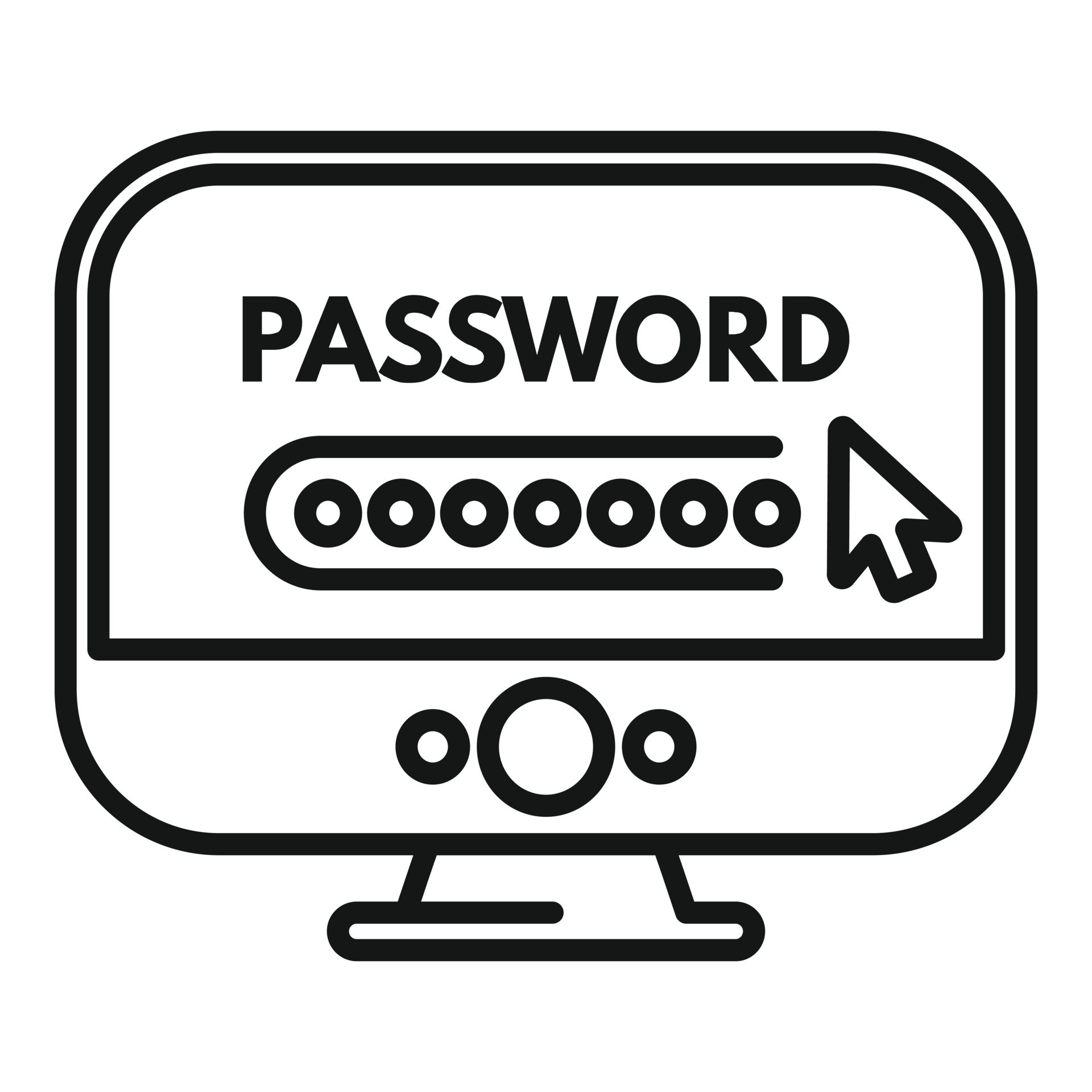 Computer Password Protection Icon Outline Vector Personal Video 20248643 Vector Art At Vecteezy