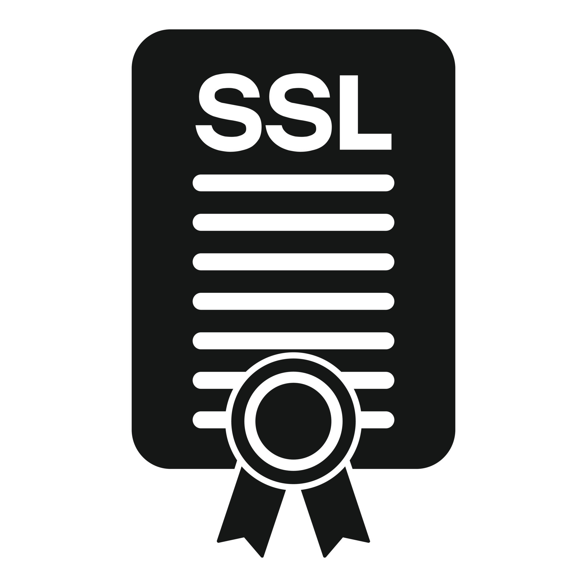Digital Ssl Certificate Icon Simple Vector Secure Website 20248681