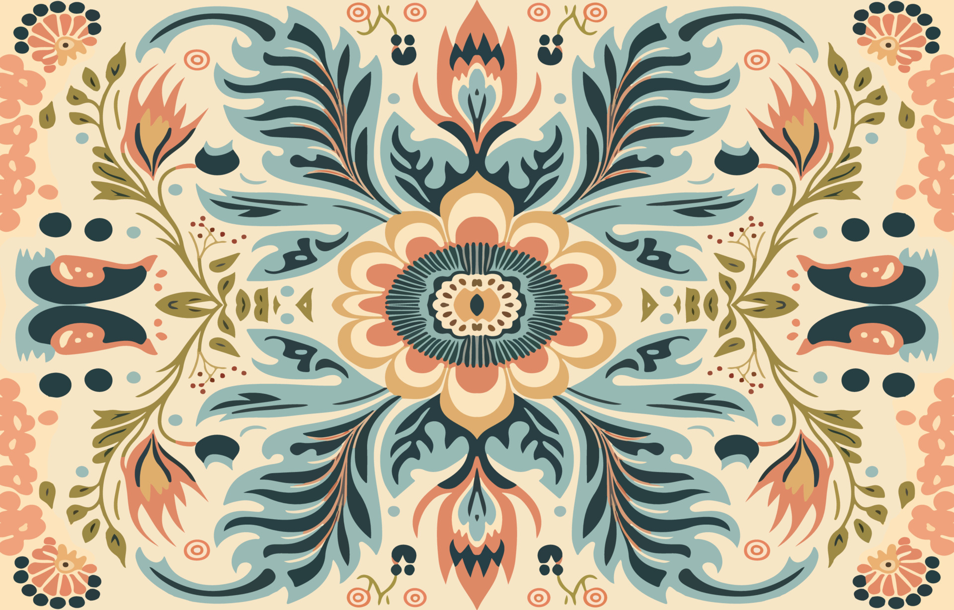 Vintage Floral Designs Patterns