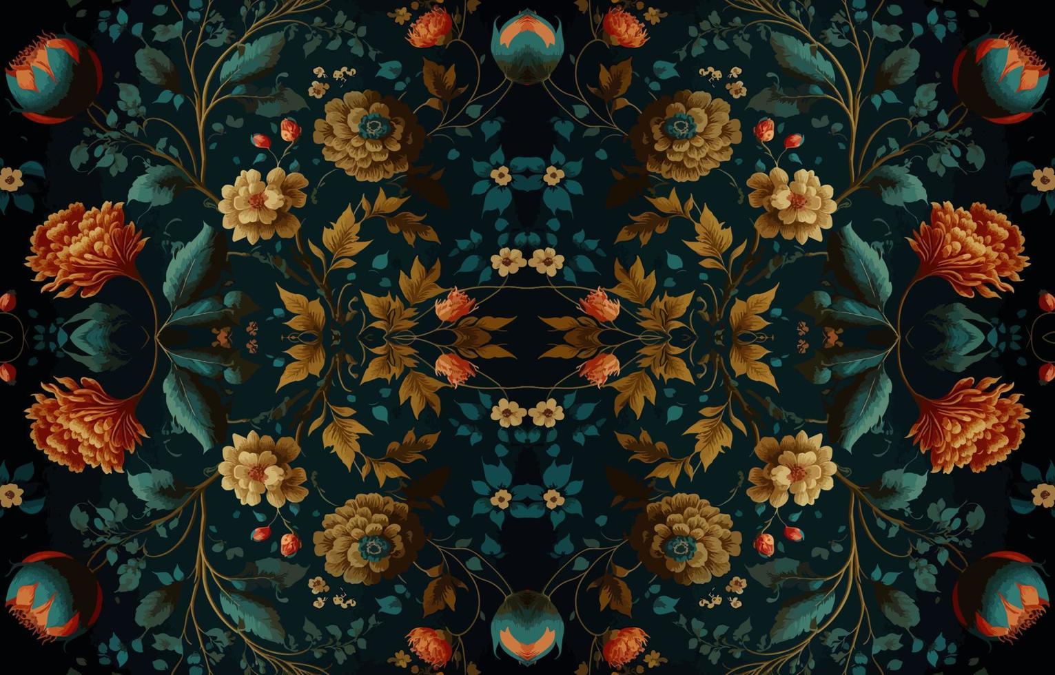 floral sin costura tela modelo en oscuro tono. resumen tela textil ... floral sin costura tela modelo en oscuro tono. resumen tela textil ...