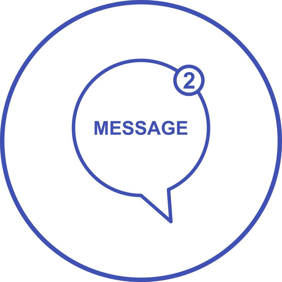 Message Bubbles Vector Icon 20251467 Vector Art at Vecteezy