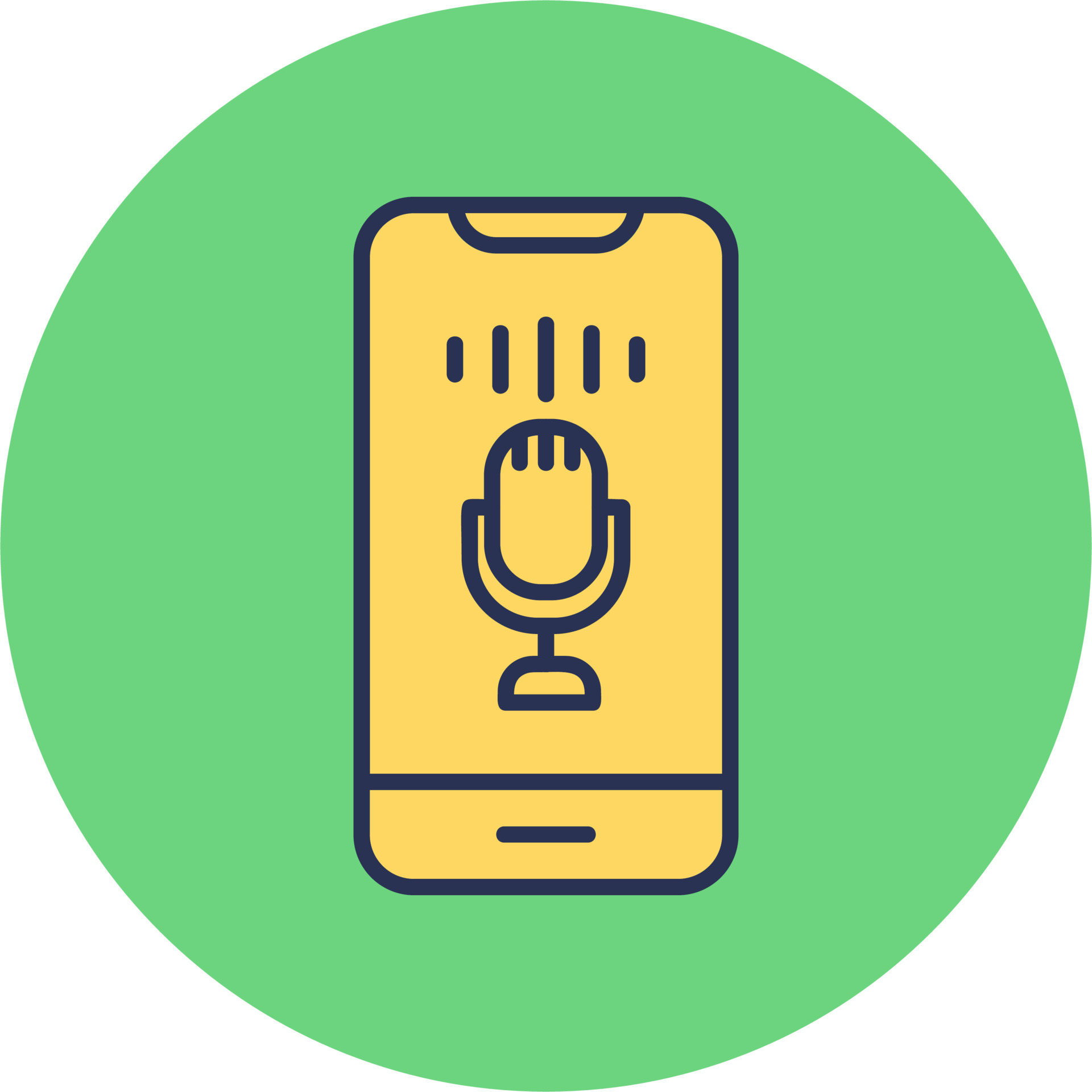 Voice Control Vector Icon 20253375 Vector Art at Vecteezy