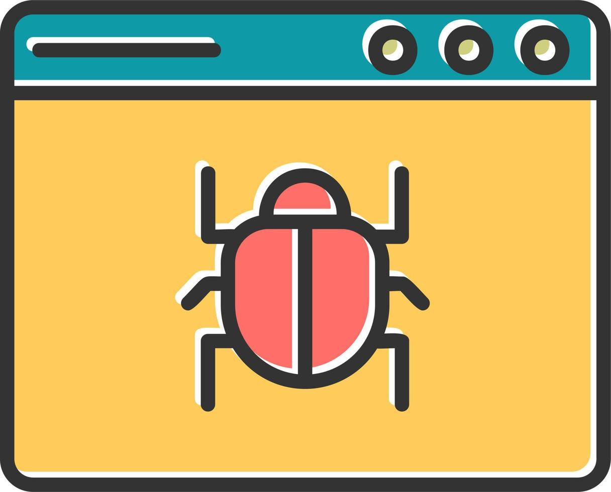 Web Bug Vector Icon 20253799 Vector Art At Vecteezy