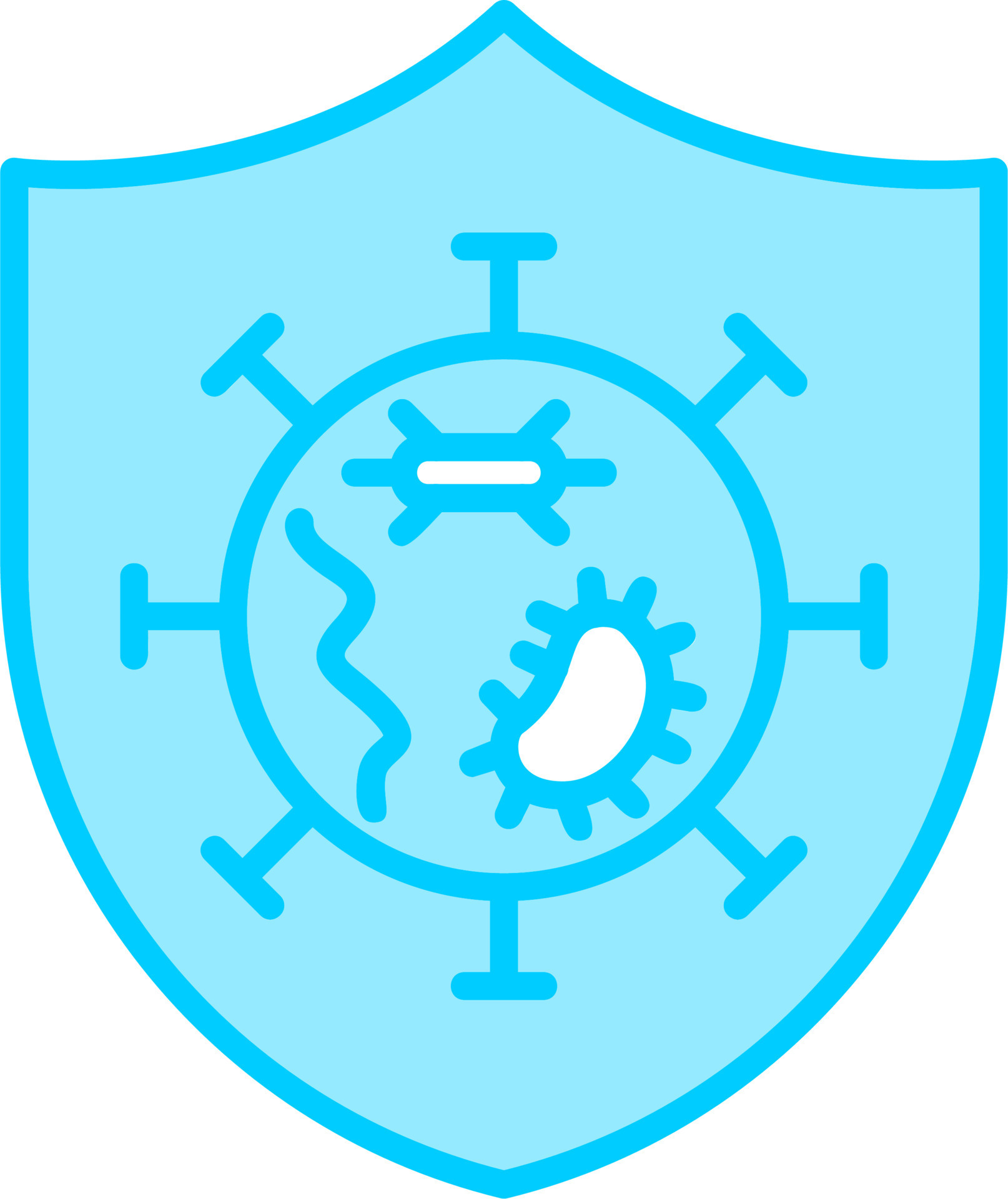 Germs Protected Vector Icon 20258199 Vector Art at Vecteezy Germs Protected Vector Icon 20258199 Vector Art at Vecteezy