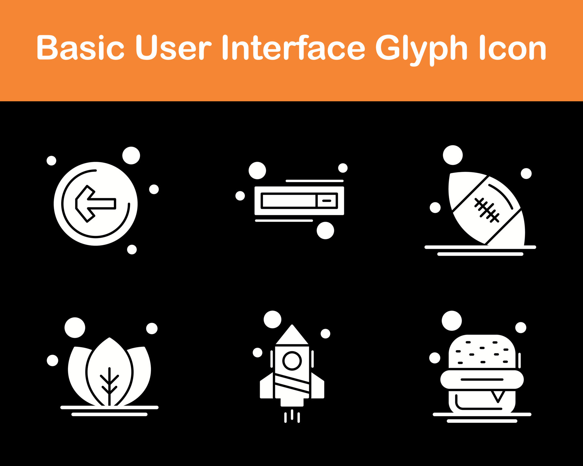 Basic User Interface Vector Icon Set 20262204 Vector Art at Vecteezy