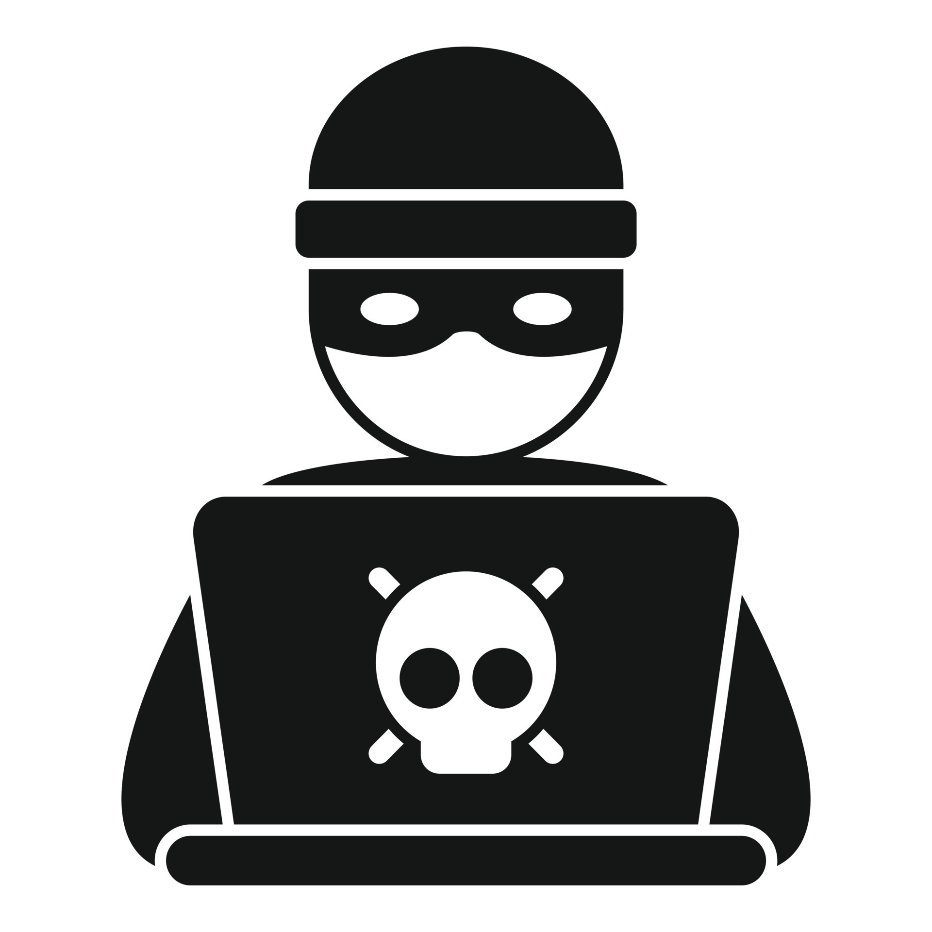 Hacker Working Icon Simple Vector Online Report 20266016 Vector Art At Vecteezy