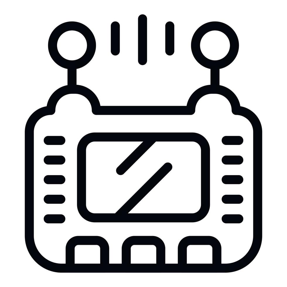 Radio Control Icon Outline Vector Remote Toy 20266574 Vector Art At