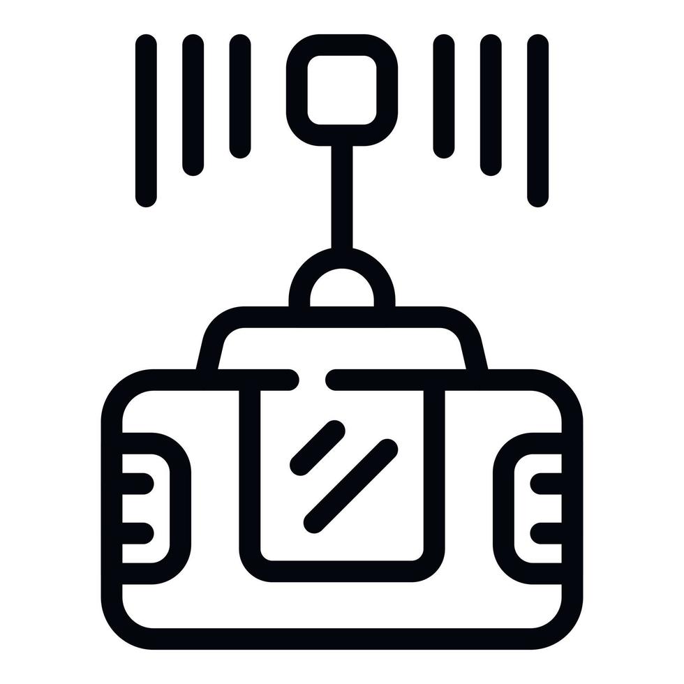Remote Control Icon Outline Vector Radio Toy 20266733 Vector Art At