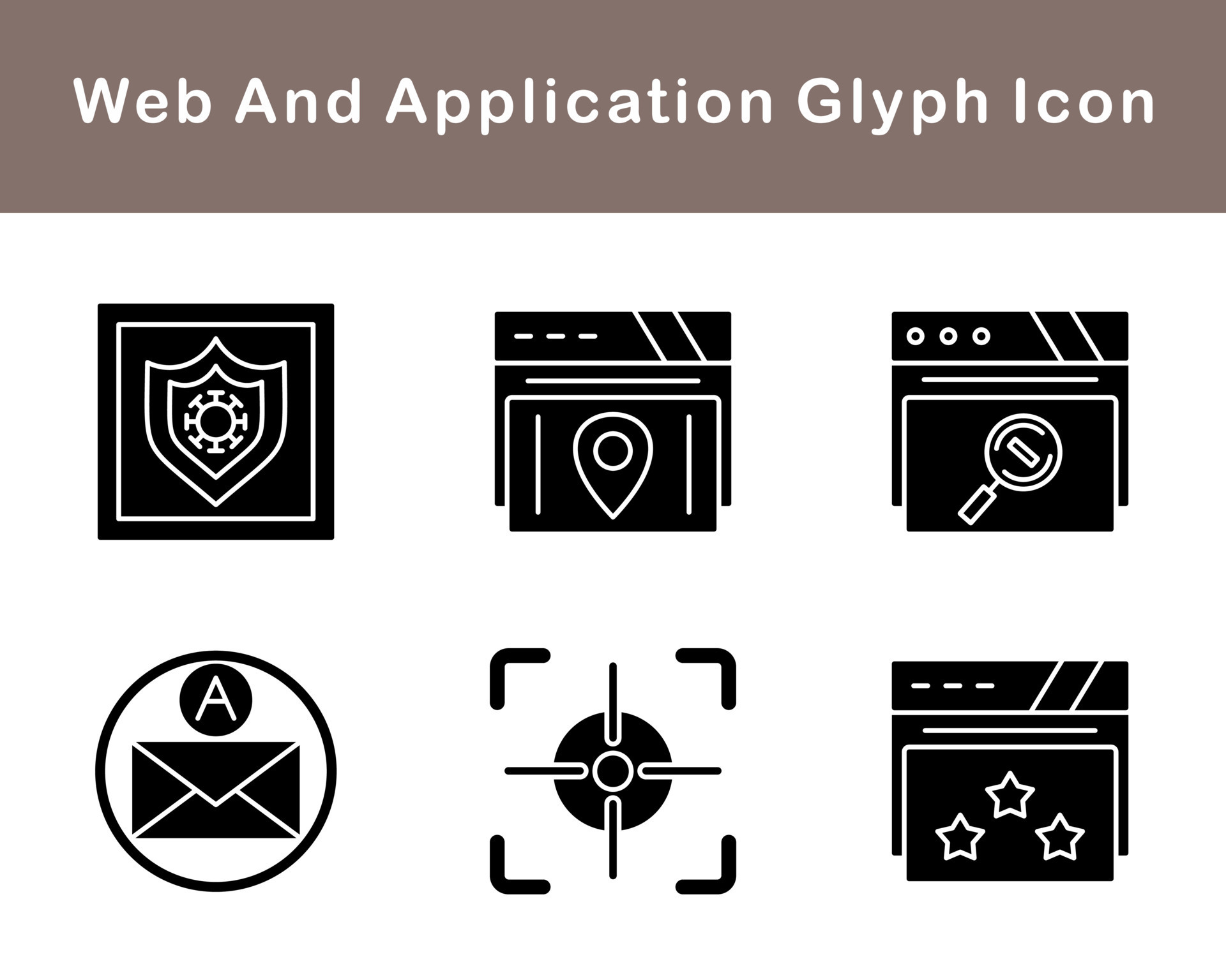 Web And Application Vector Icon Set 20268047 Vector Art at Vecteezy