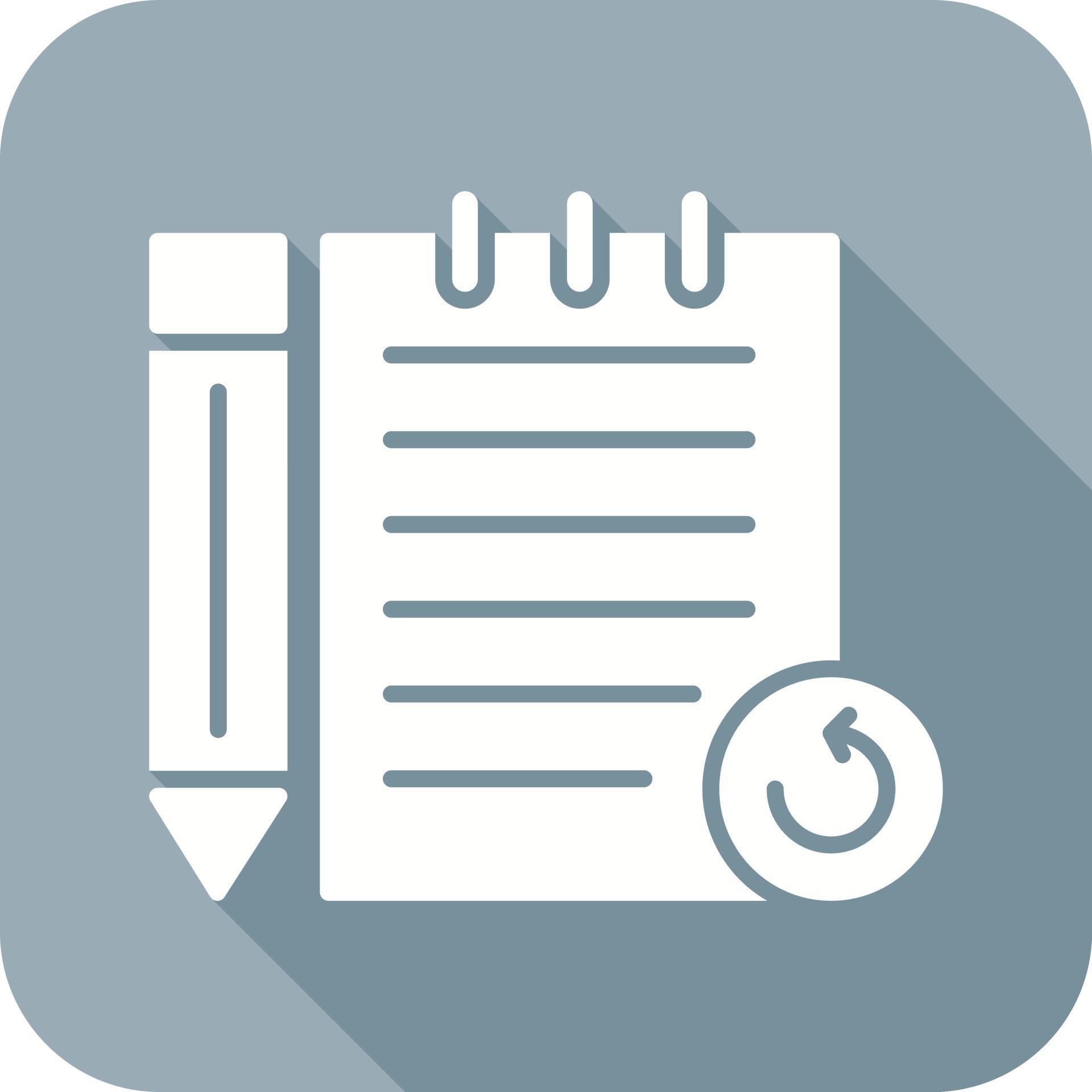 Rechecked Notes Vector Icon 20269607 Vector Art at Vecteezy