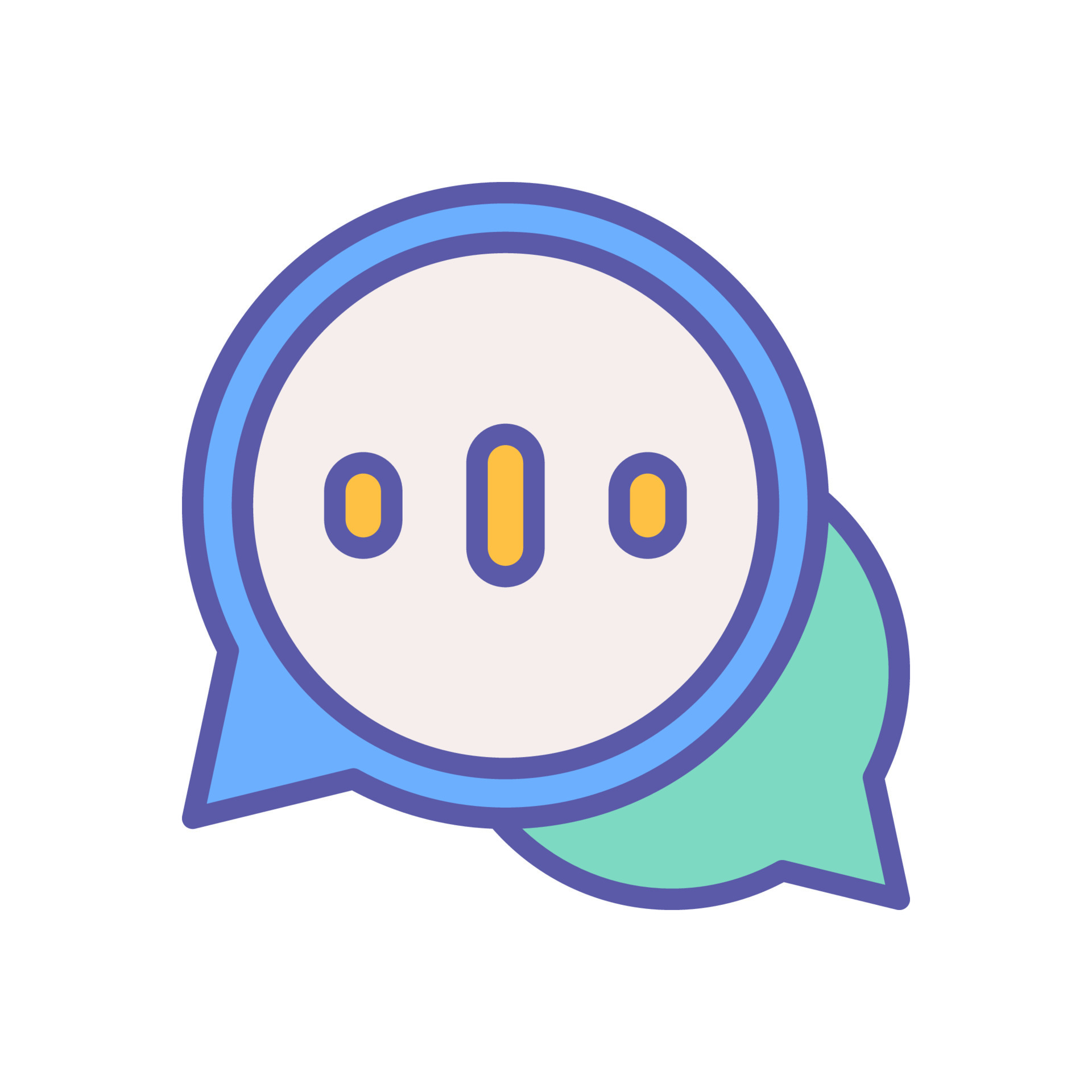 Chat Icon For Your Website Design Logo App Ui 20270120 Vector Art