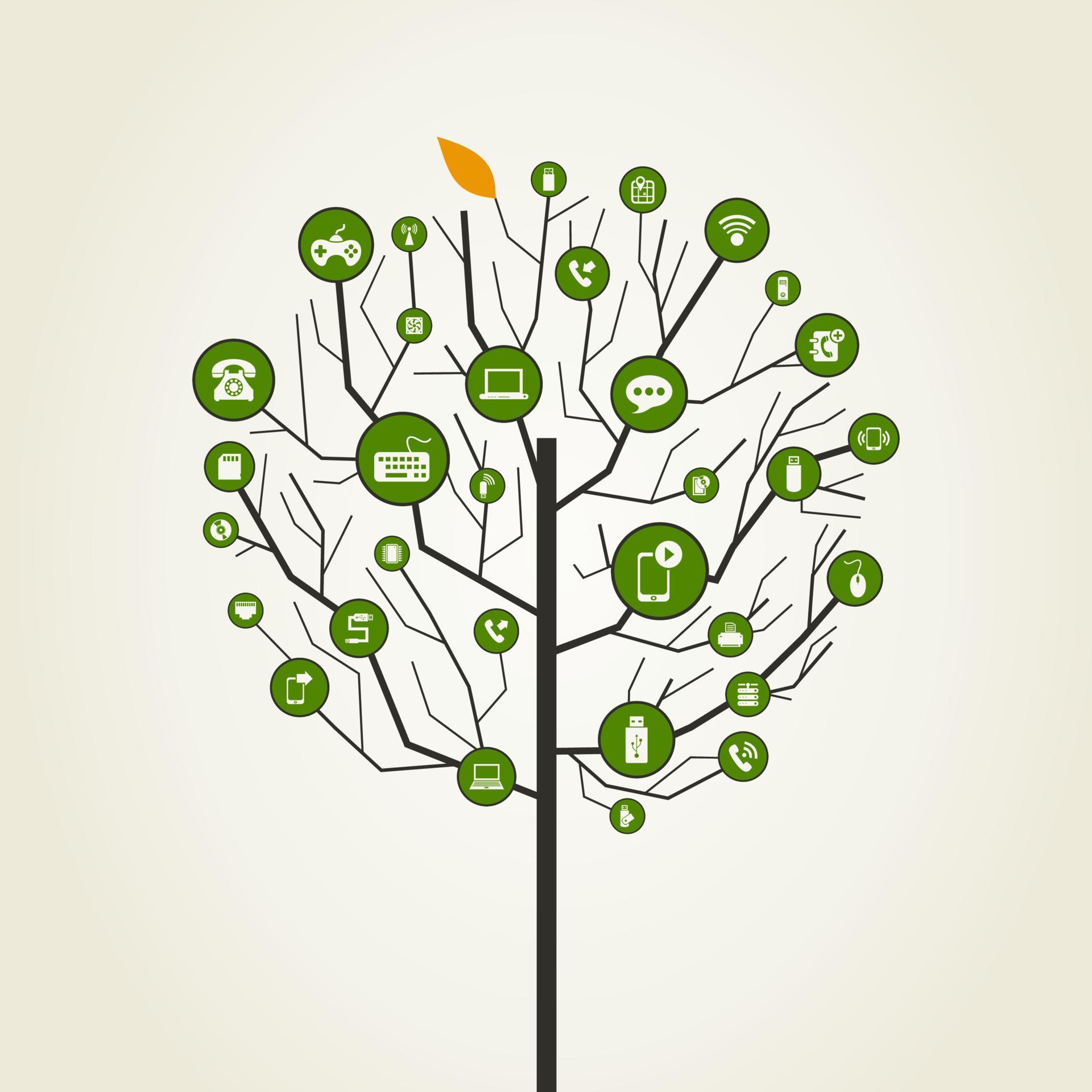 Abstraction on the topic of computer technology 20272776 Vector Art at ...