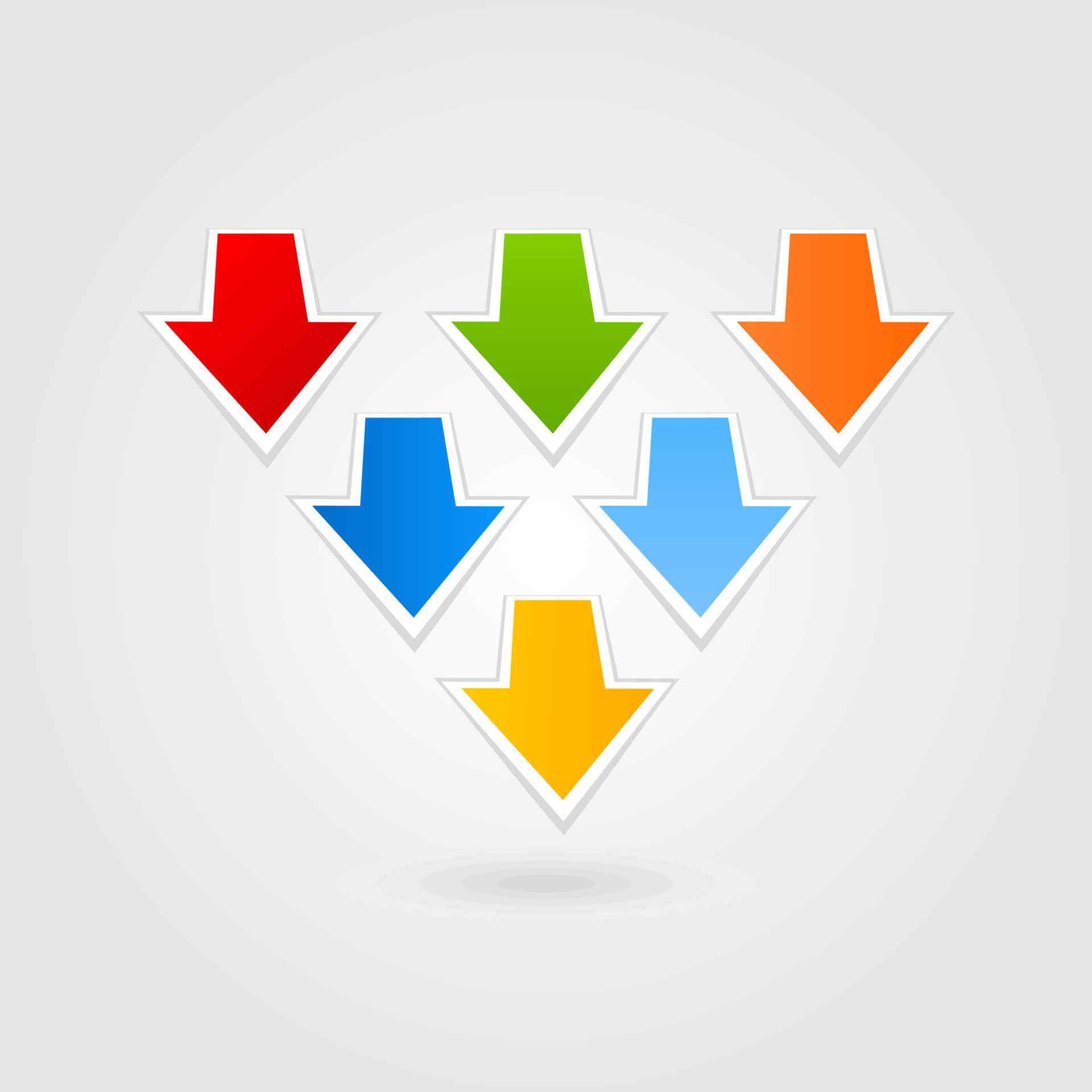 Collection of arrows for web design. A vector illustration 20273042 ...