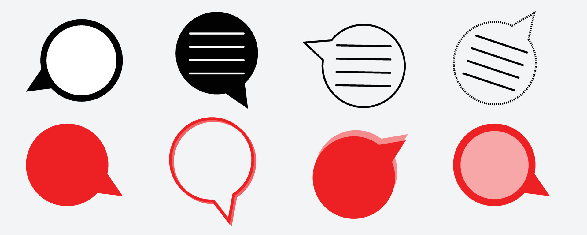 Speech Bubble With Text Lines Icon Vector Group Chat Typing In A Chat