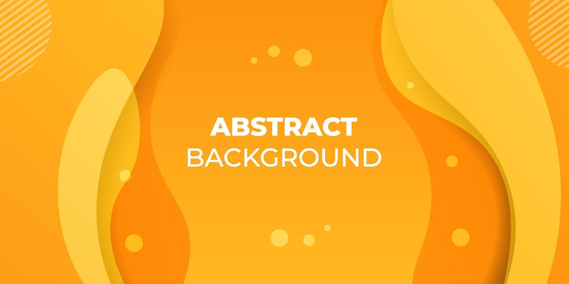 Minimal Geometric Background Orange Elements With Fluid Gradient
