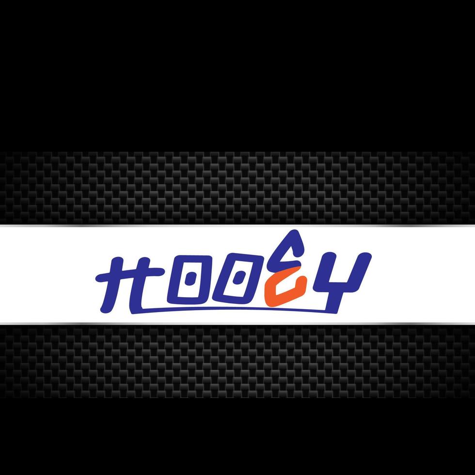 Hooey Typography logo 20273328 Vector Art at Vecteezy