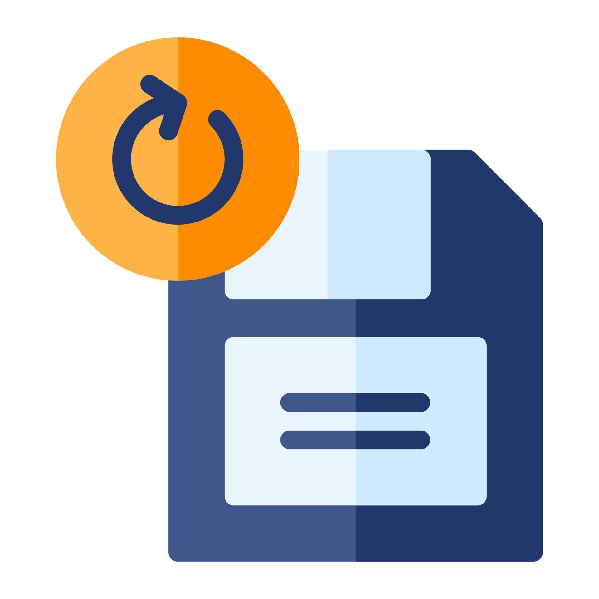 Isolated backup symbol in flat icon on white background. Floppy disk ...